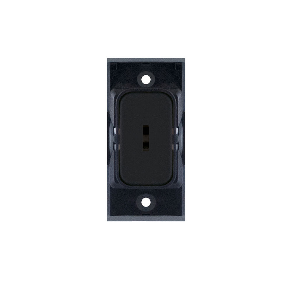 Screwless Key Switch Module DP Key Switch Matt Black | Mr Resistor Lighting