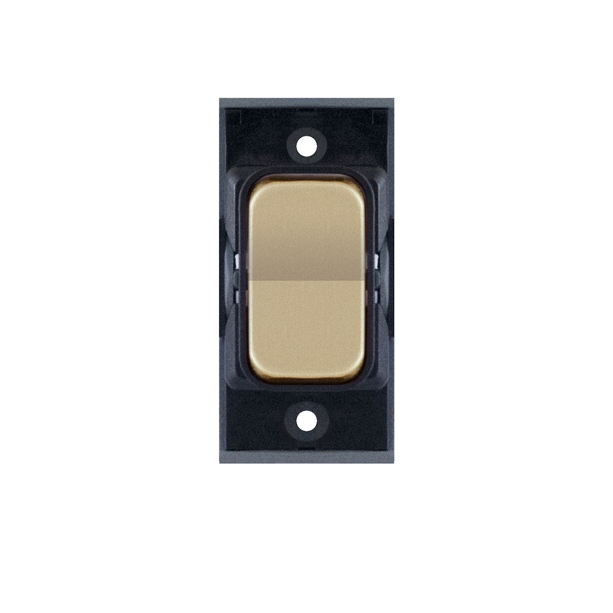 Screwless Rocker Switch Module 1 gang 2 way + Off Retractive Satin ...