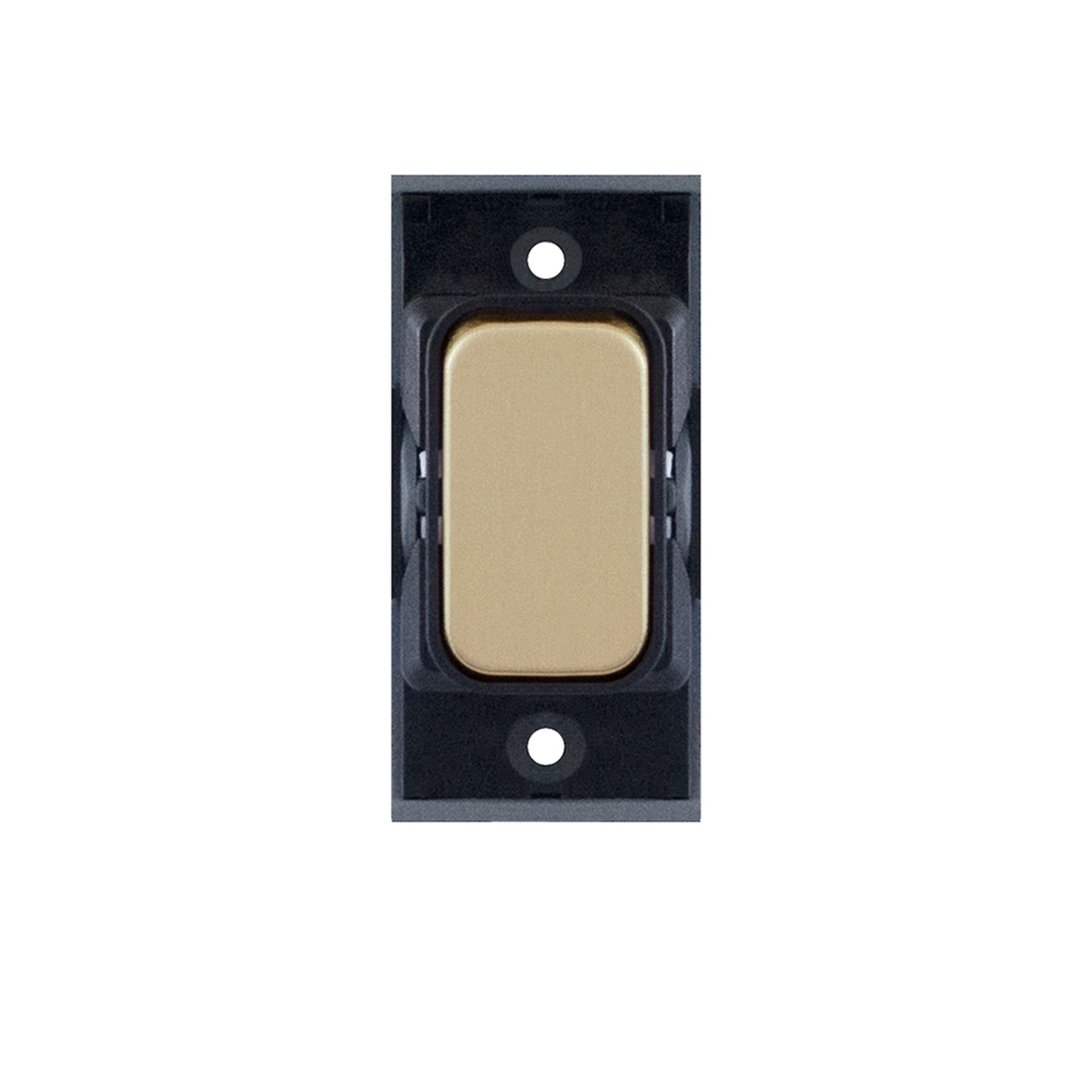 Screwless Rocker Switch Module 1 gang 20amp Intermediate Satin Brass ...
