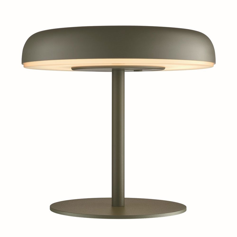 Elmer Portable Solar Outdoor Garden Battery Light Green 2W 3000K Warm ...