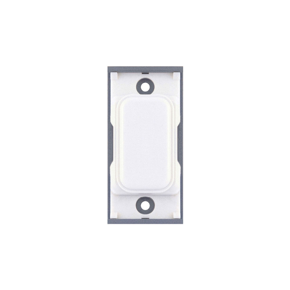 Blanking Module Blank Plate White | Mr Resistor Lighting