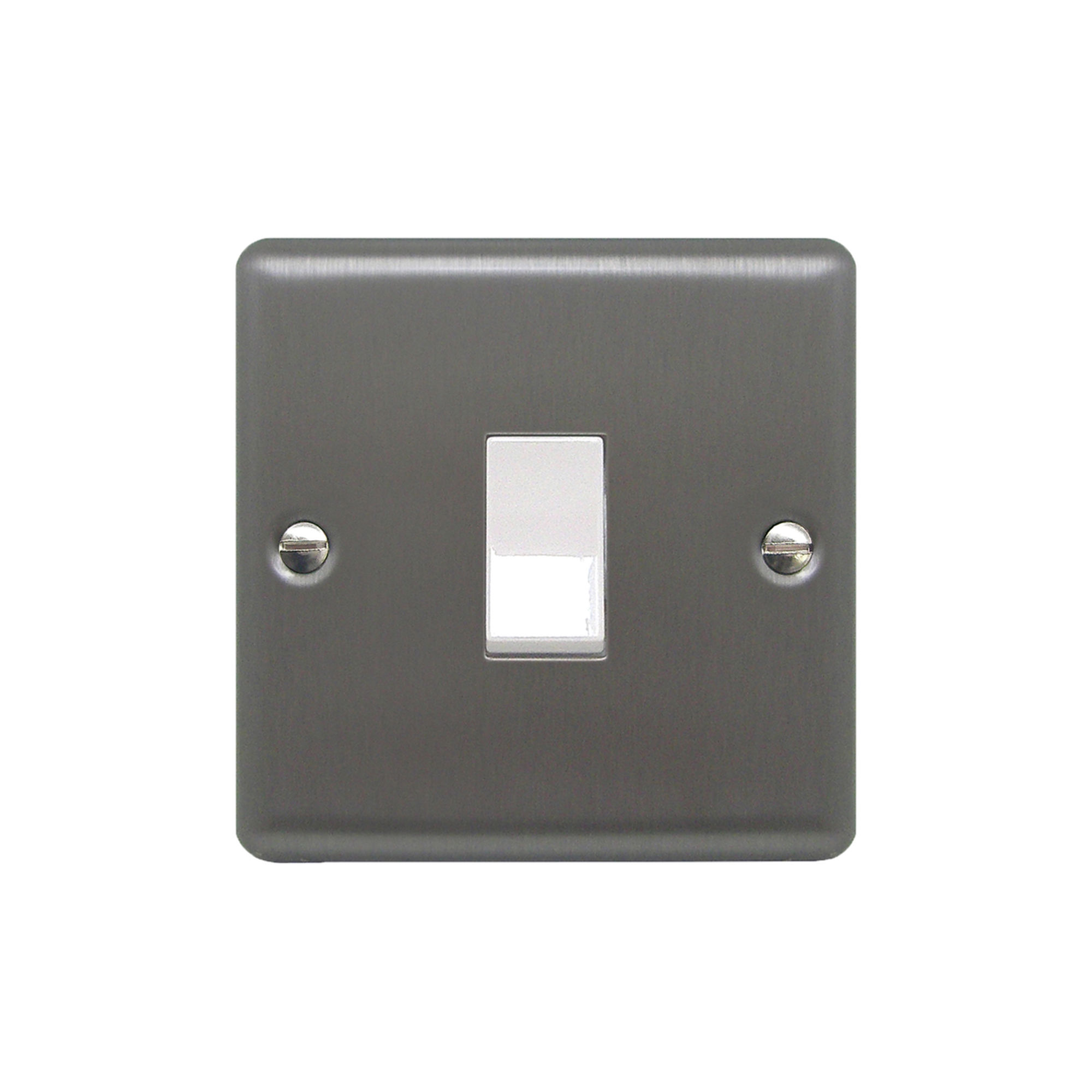 Rocker Switch 1 gang 20 amp double pole Satin Stainless | Mr Resistor ...