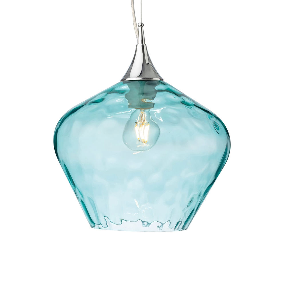 Titan Pendant Light 40W Aqua Blue | Mr Resistor Lighting
