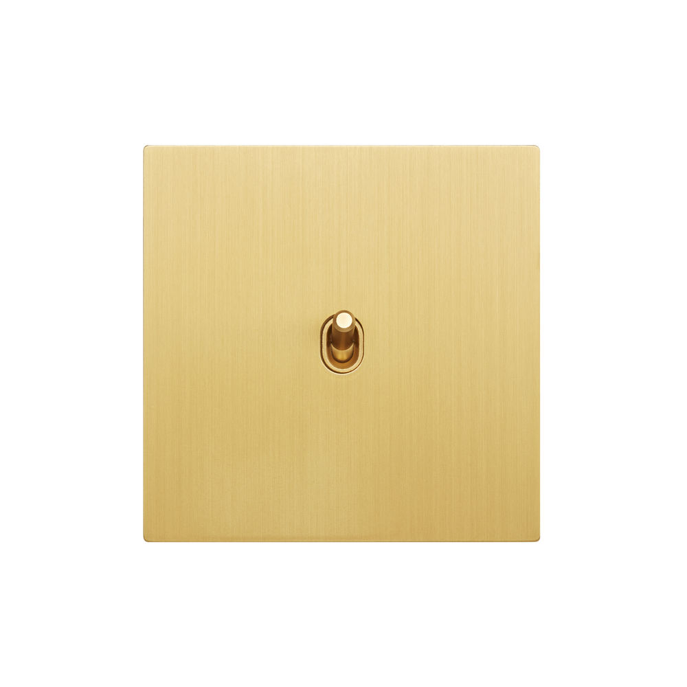Renaissance Contemporary Toggle Switch 1 Gang 2 Way Ochre Brass | Mr ...