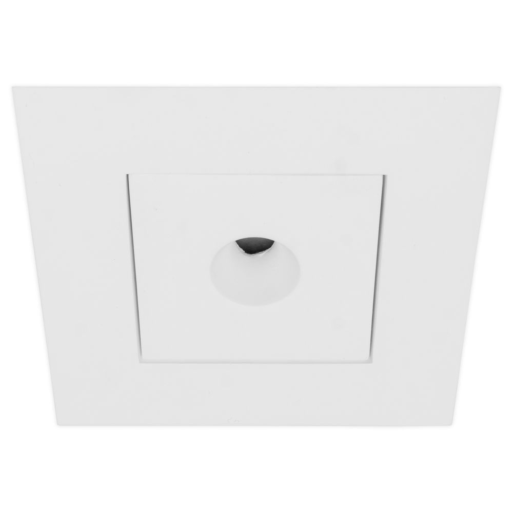 Gypsum Plaster Trimless Fire-Rated Square Downlight LED 240V White 1W ...