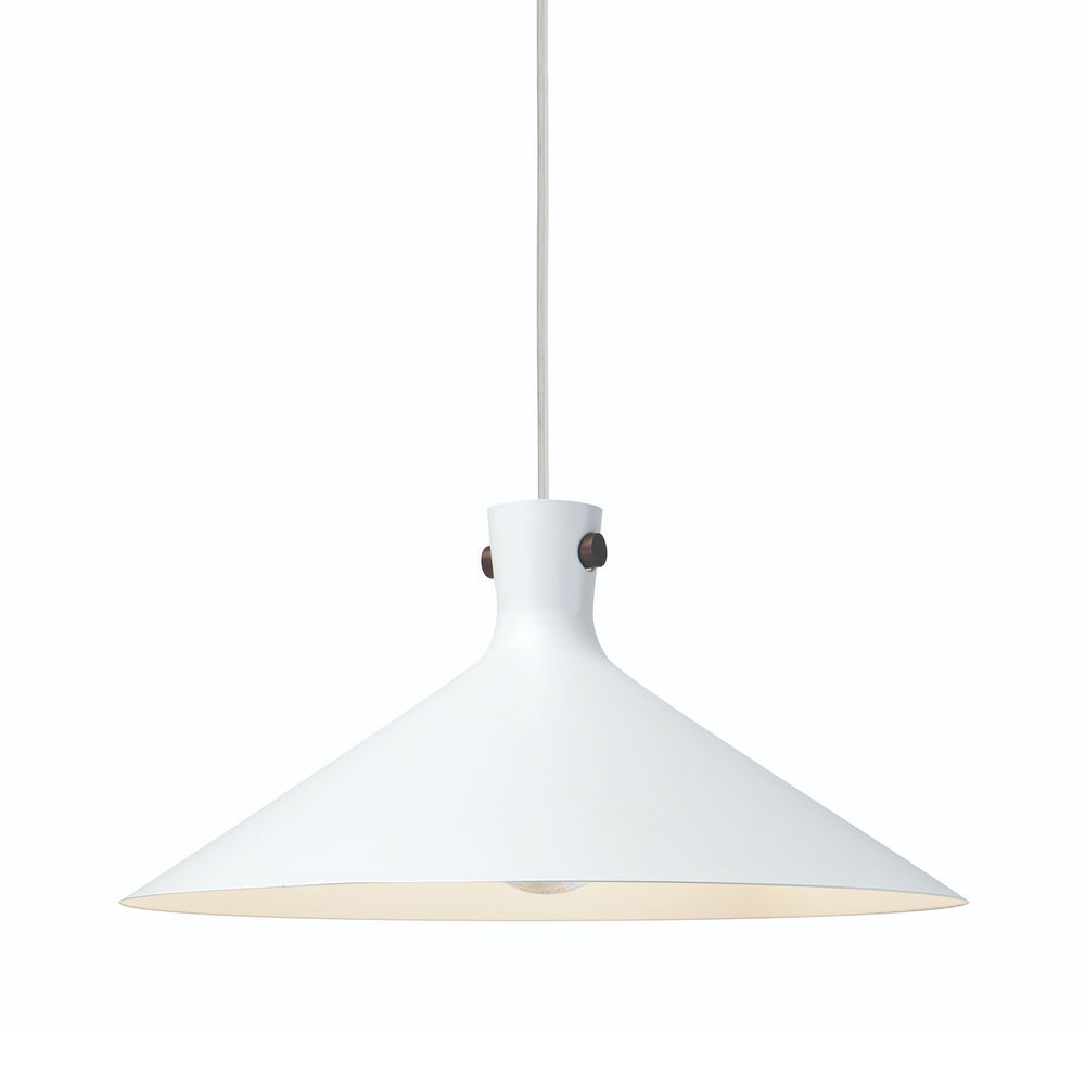 Dorina Pendant Light 60W White | Mr Resistor Lighting