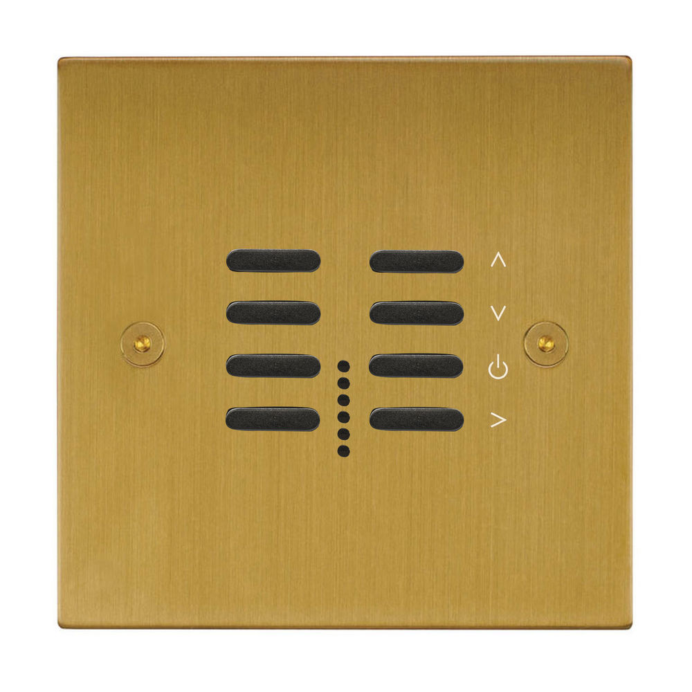 Wise ID Switch Satin Brass 42 Channel | Mr Resistor Lighting