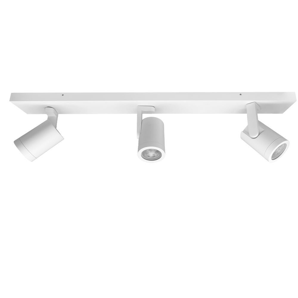 Leta Triple Bar Spotlight 240V Matt White 3 x 6W | Mr Resistor Lighting