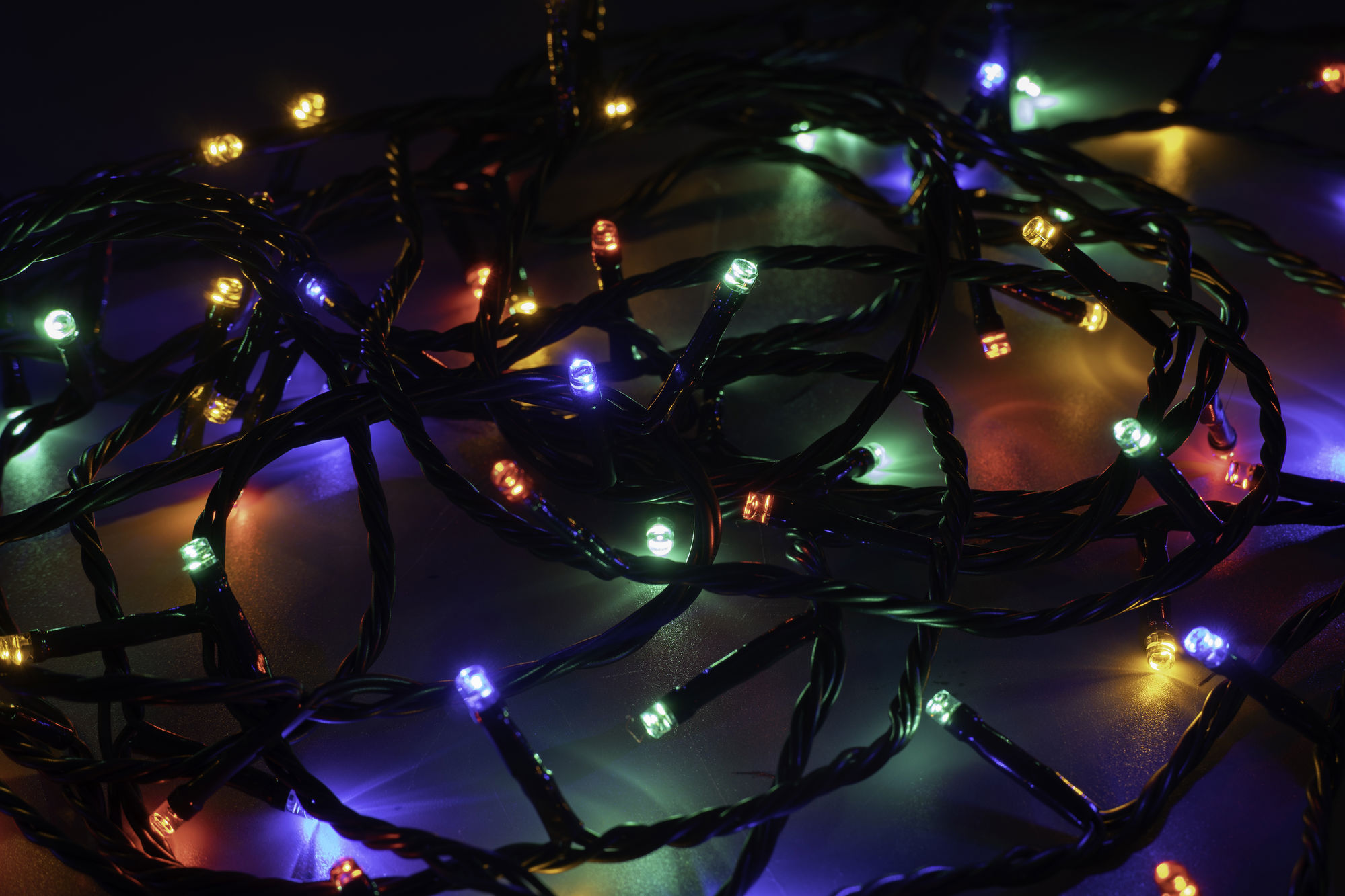 LED String Light Battery Multi-Power Connectable 40M Dual Colour Indoor ...