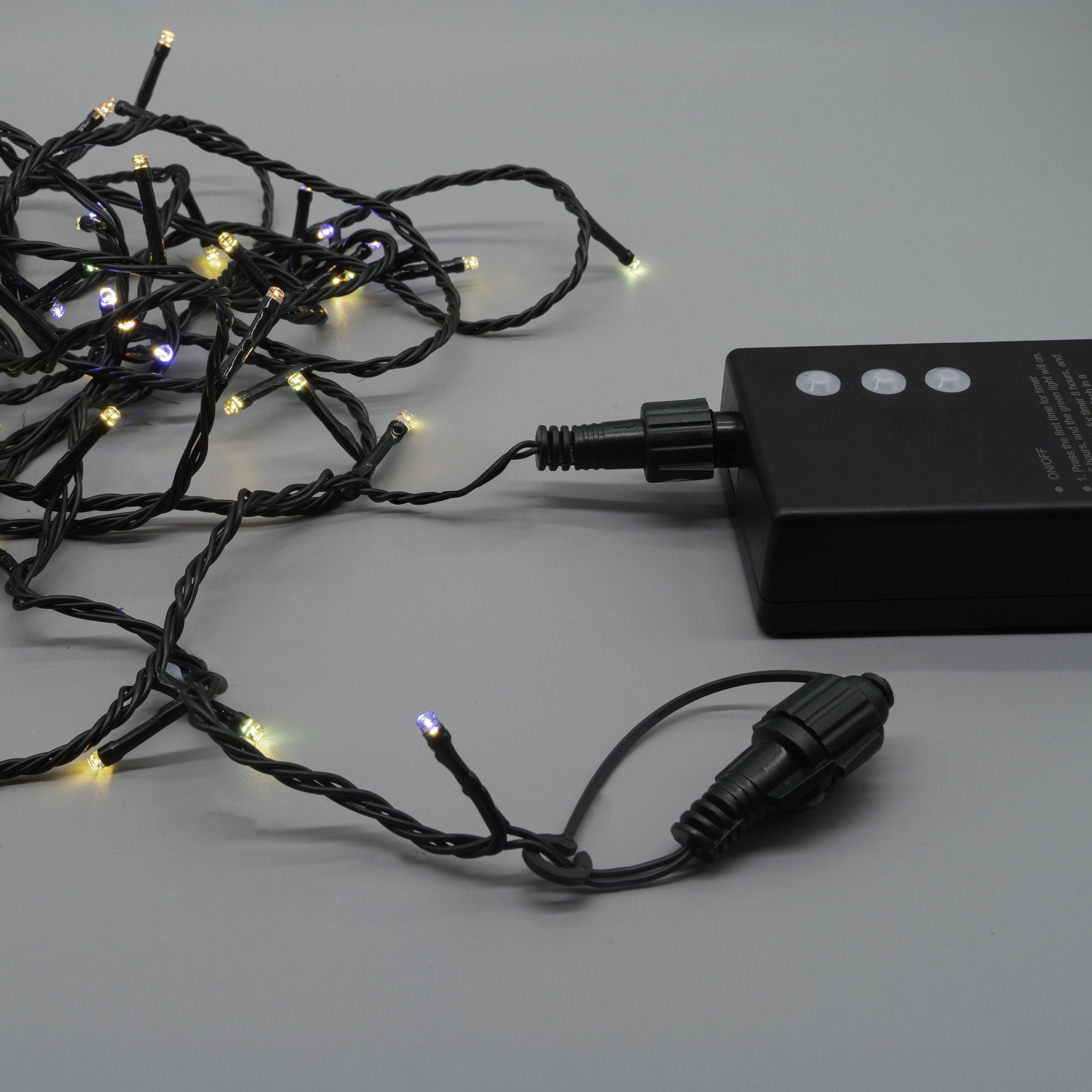 LED String Light Battery Multi-Power Connectable 40M Dual Colour Indoor ...