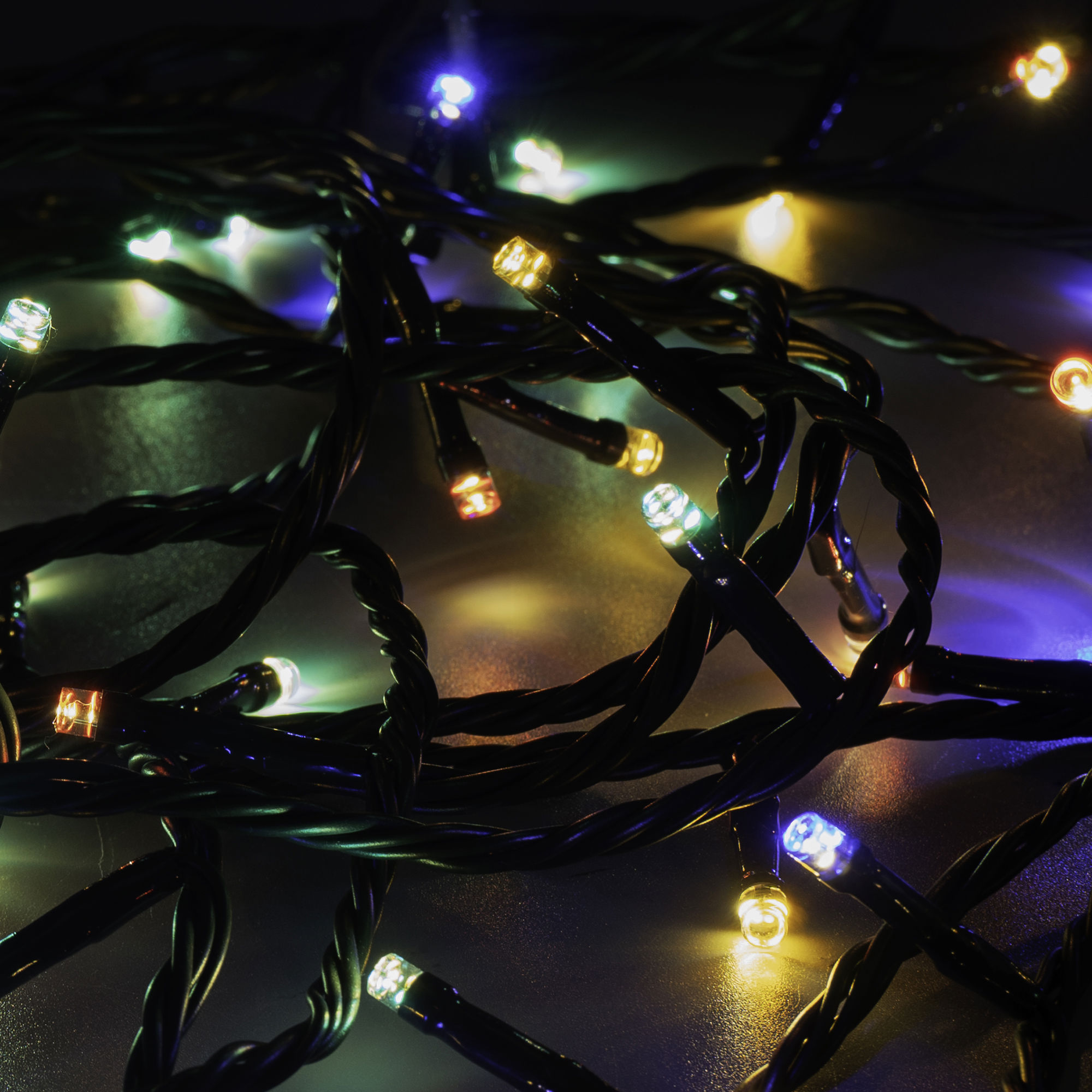 LED String Light Battery Multi-Power Connectable 40M Dual Colour Indoor ...