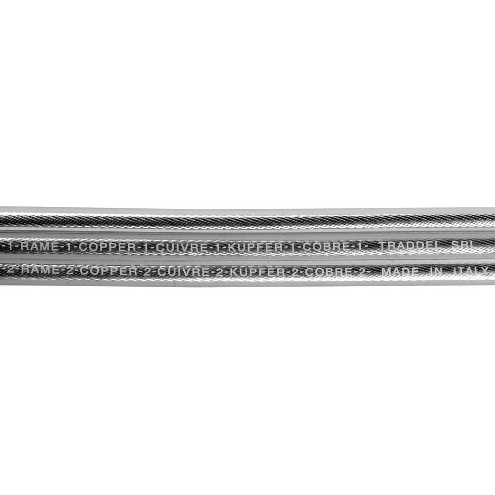 240V Double Mains Cable Clear 1m | Mr Resistor Lighting
