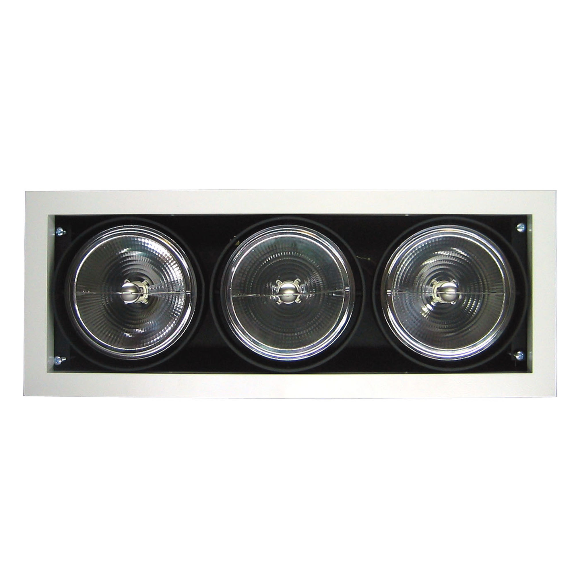 Triple Bar Lamp Downlighter 12V 3 x 75W White | Mr Resistor Lighting