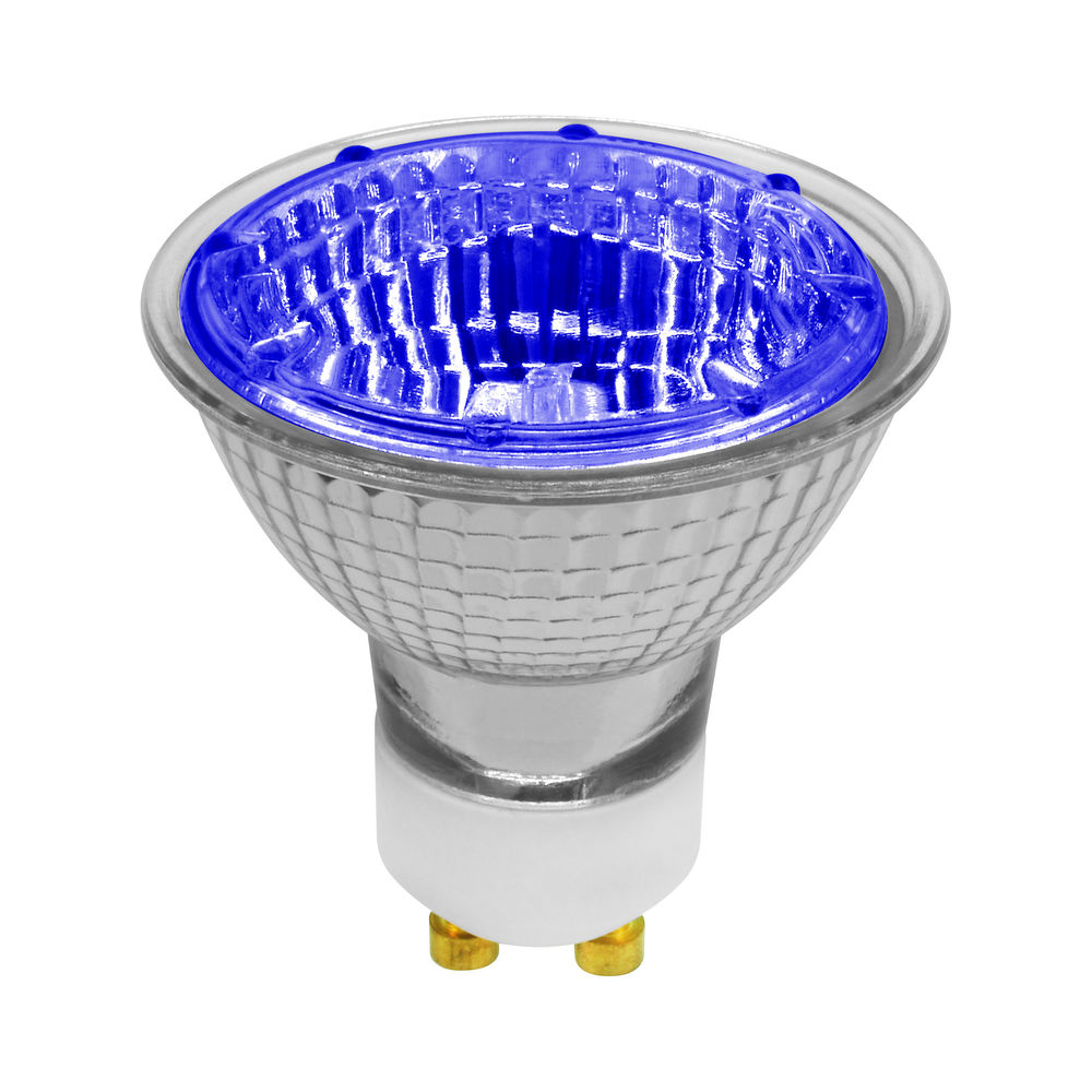 Halogen GU10 50mm (Colour) 50W Blue | Mr Resistor Lighting