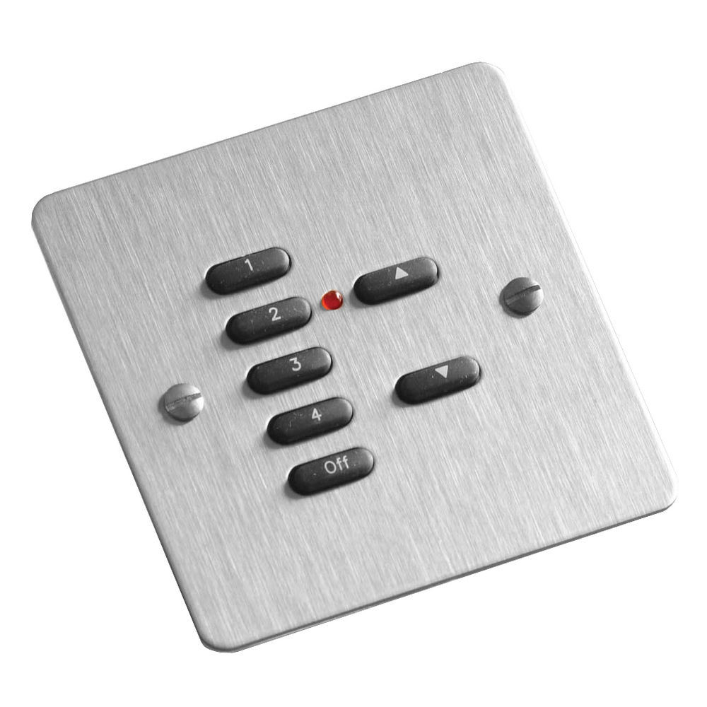 RAKO Face Plate 7 Button Stainless Steel | Mr Resistor Lighting