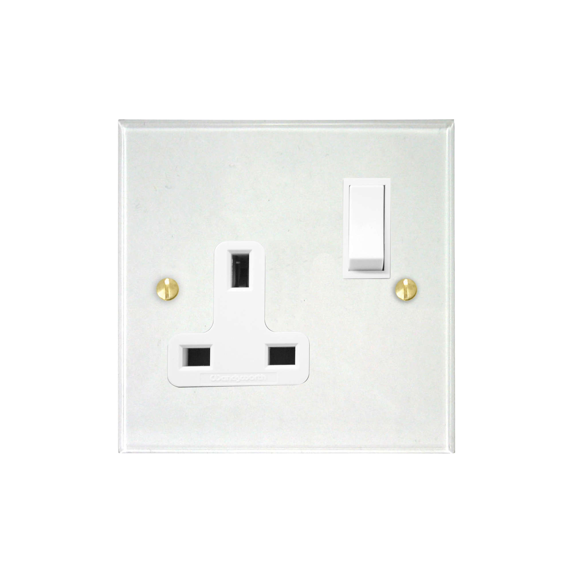Prism Wall Socket 1 gang 13 amp switch socket outlet Clear Perspex | Mr ...