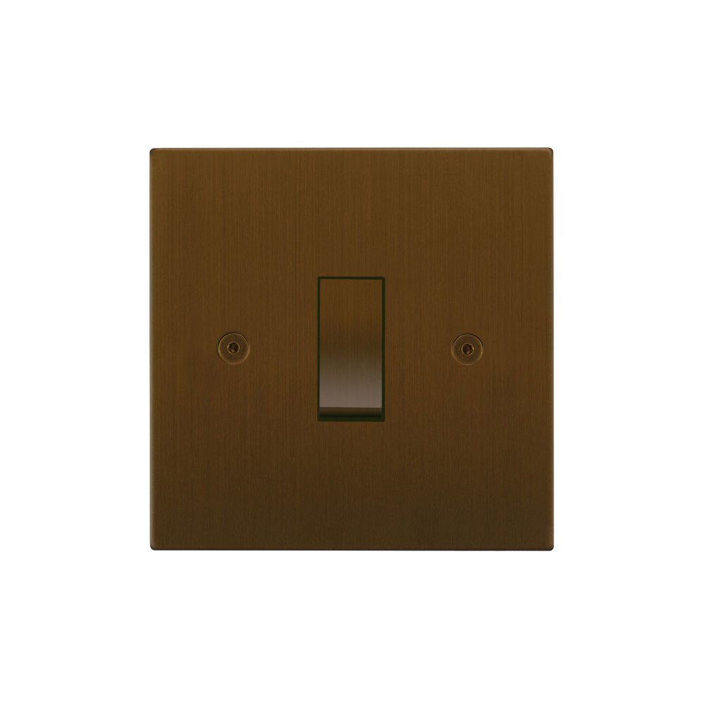 Horizon Square Rocker Switch 1 gang 20 amp intermediate Antique Bronze ...