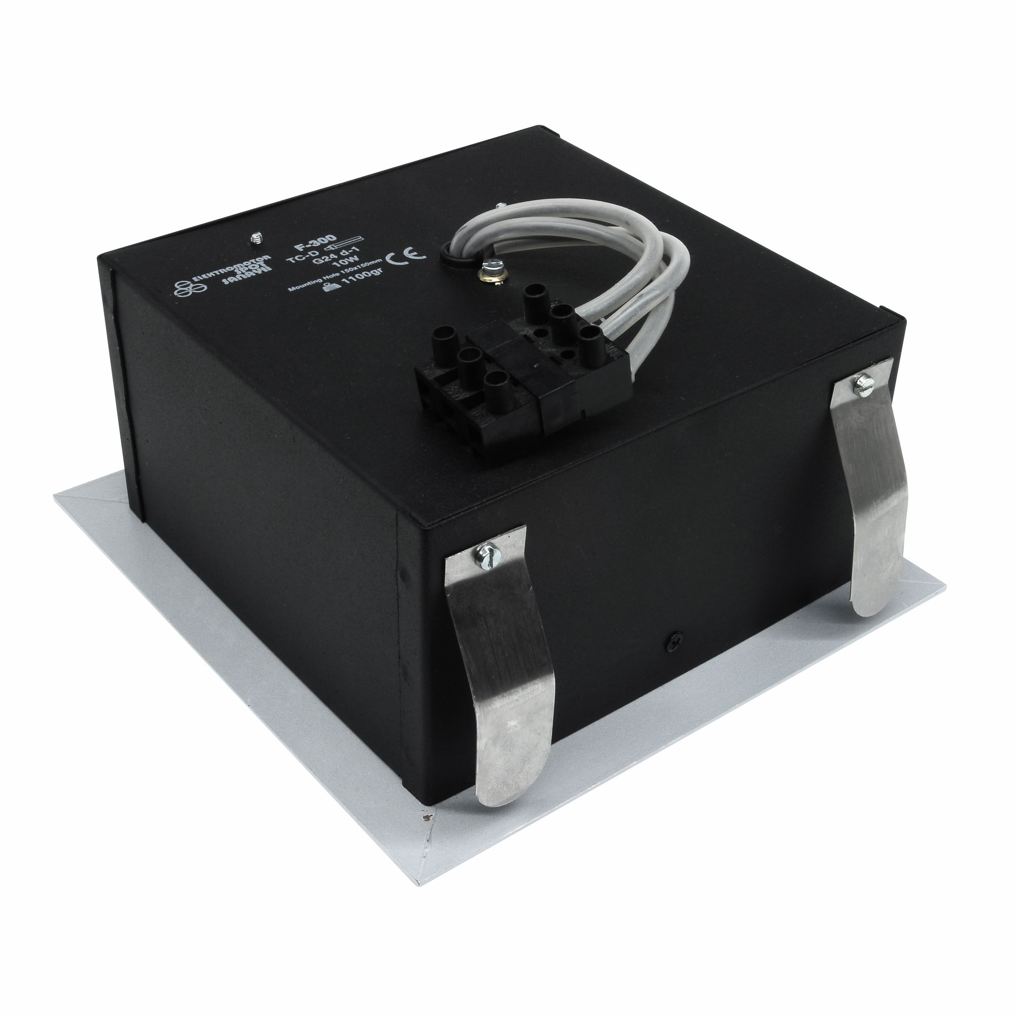 Square Recessed Halogen 240V Black 60W | Mr Resistor Lighting