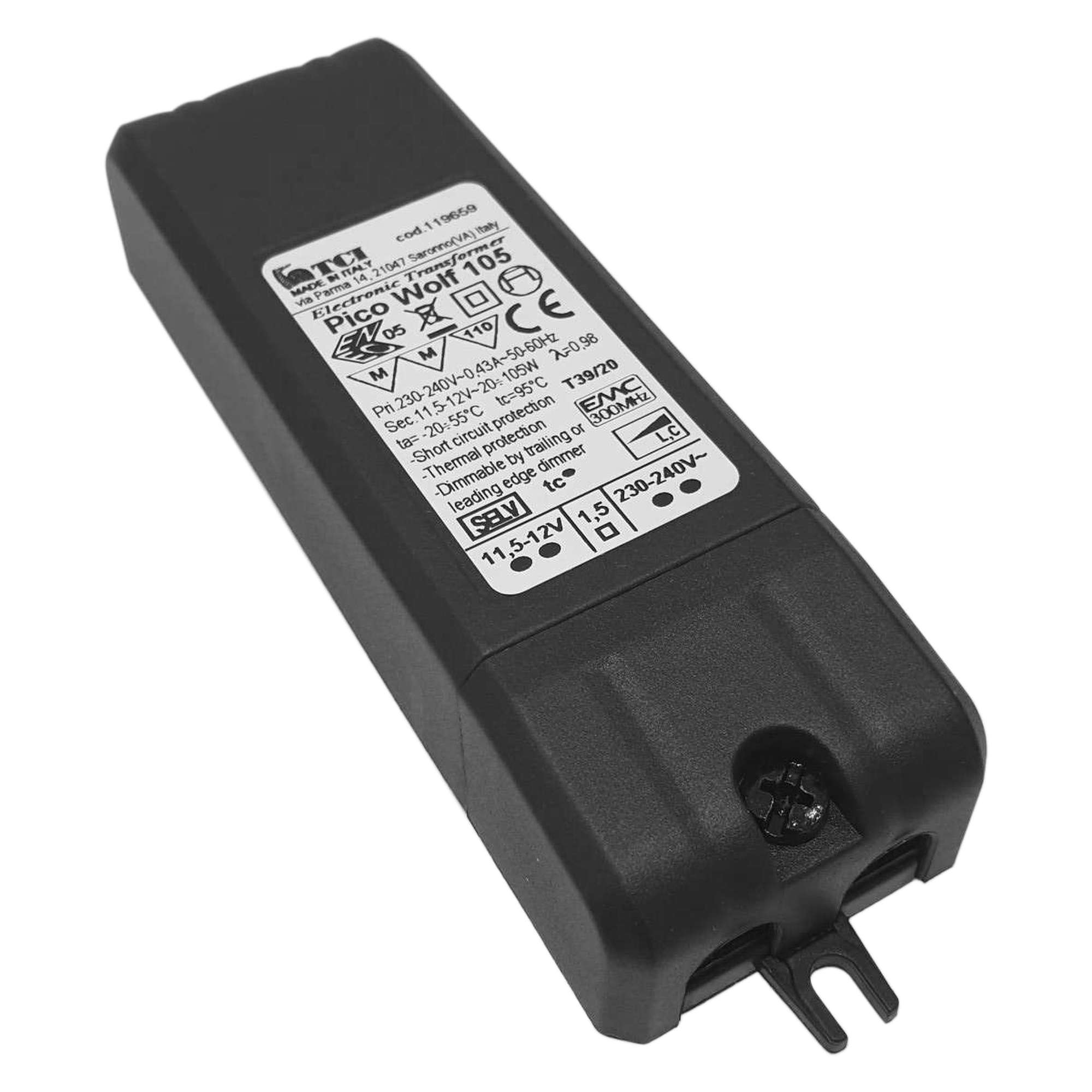 Pico Wolf 105 Electronic Dimmable Transformer 12V 105W | Mr Resistor ...