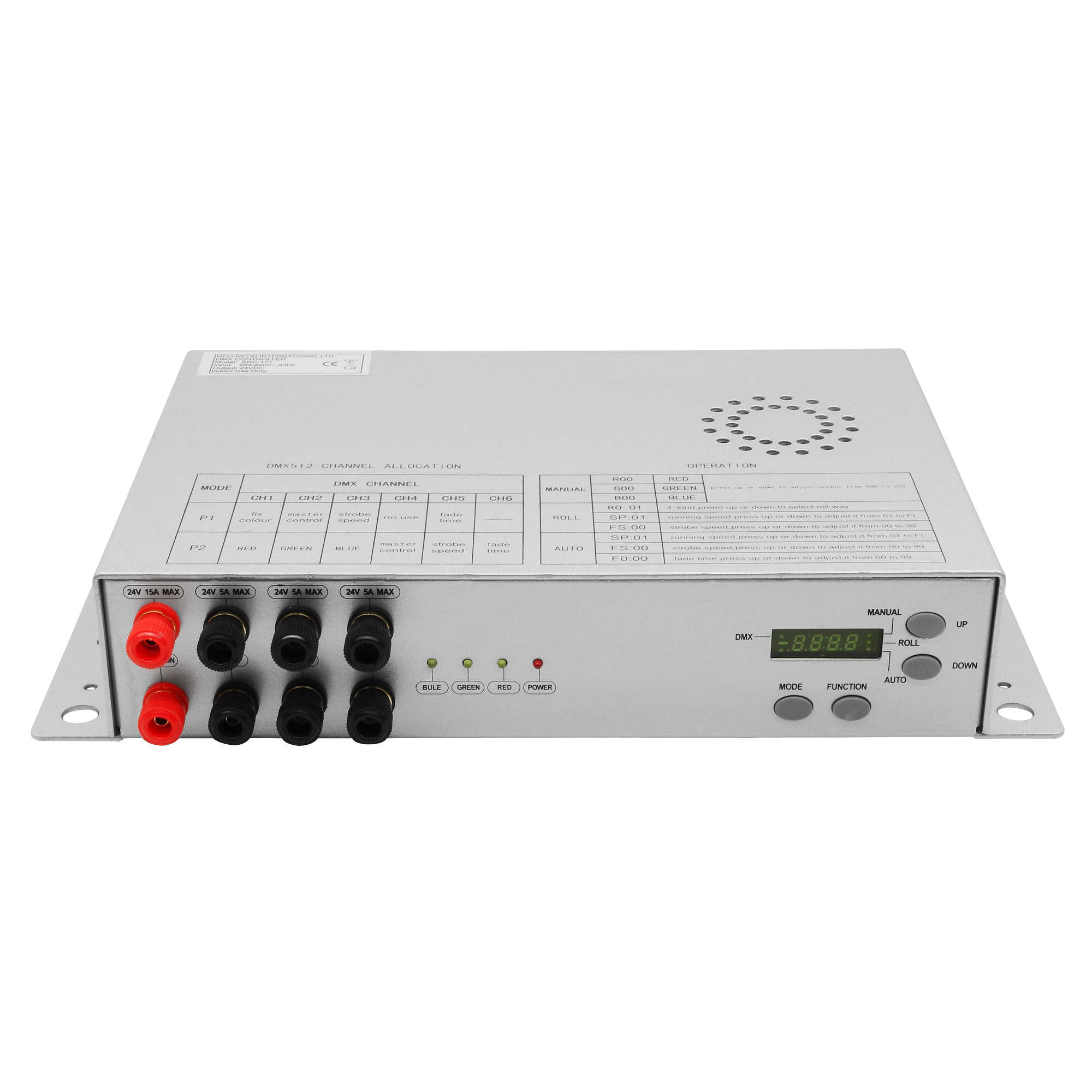 SRC-171 LED RGB DMX Controller 24V 300W | Mr Resistor Lighting