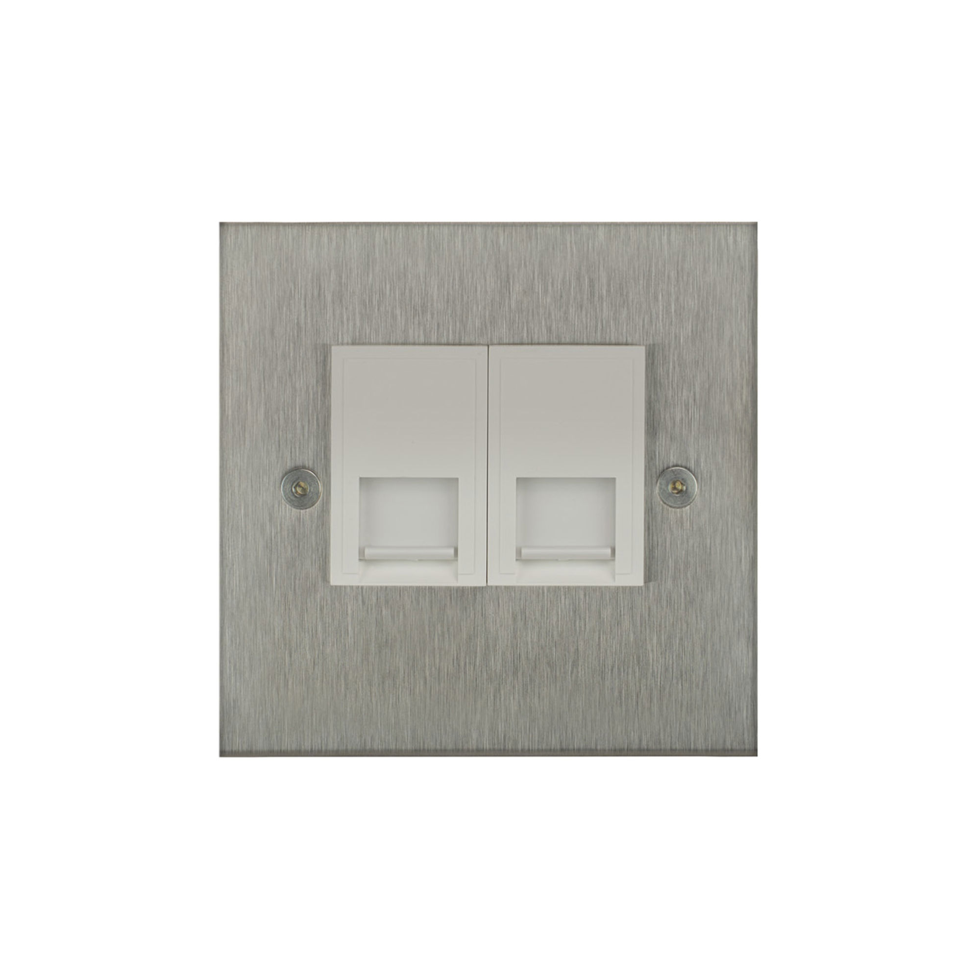 Horizon Square Communications Socket 2 gang telephone jackline master ...