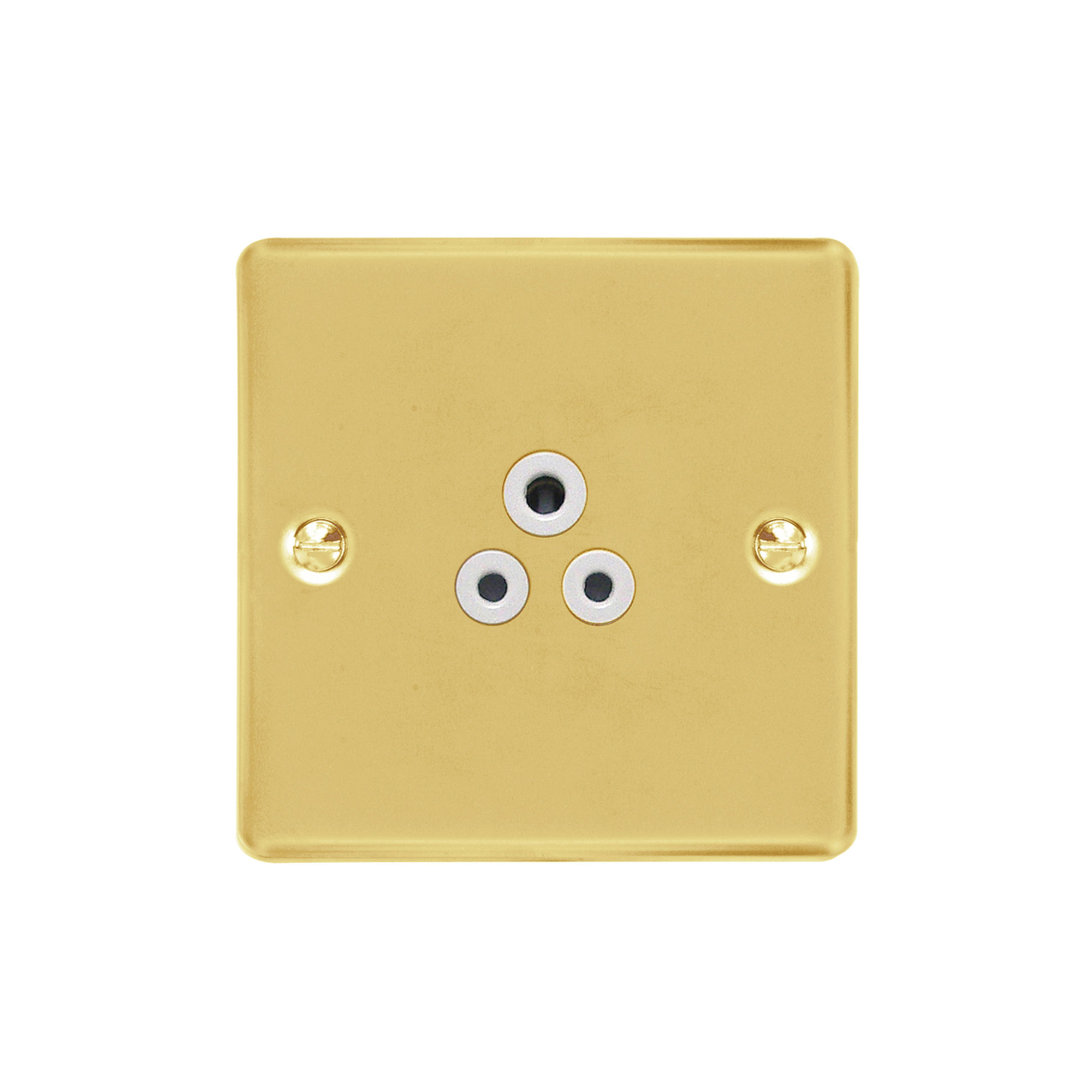 Light Socket 1 gang 2 amp unswitched socket outlet Polished Brass | Mr ...