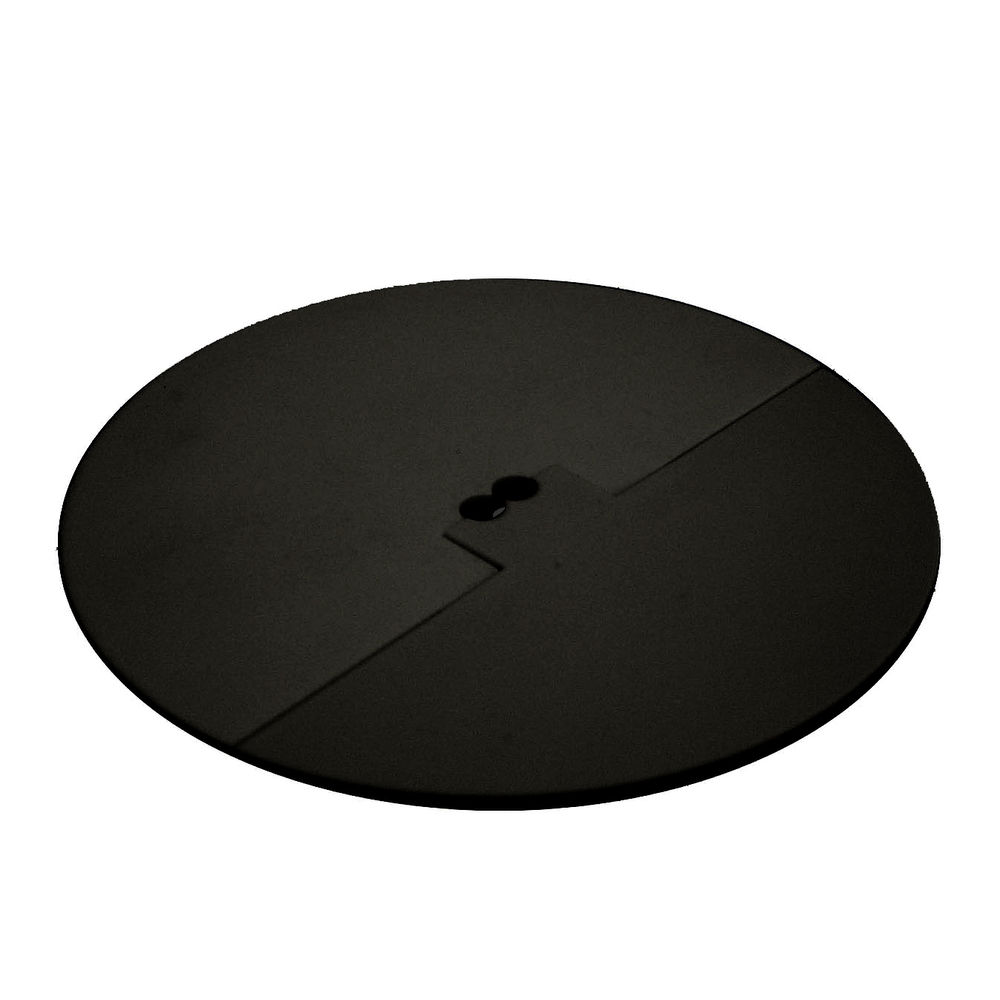 Ceiling Outlet Plate Black | Mr Resistor Lighting