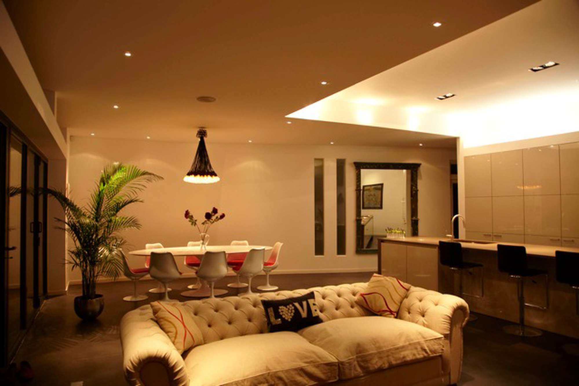 Fixed Pinhole Mini Shower Downlight IP54 Clear Glass 12V 35W RAL 9010 ...