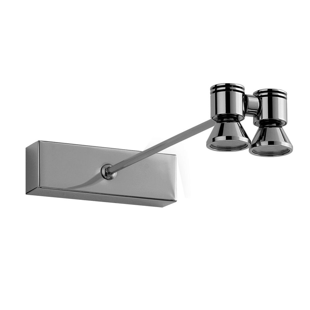 Double Spot 2W 30° 3500K Neutral White Nickel | Mr Resistor Lighting