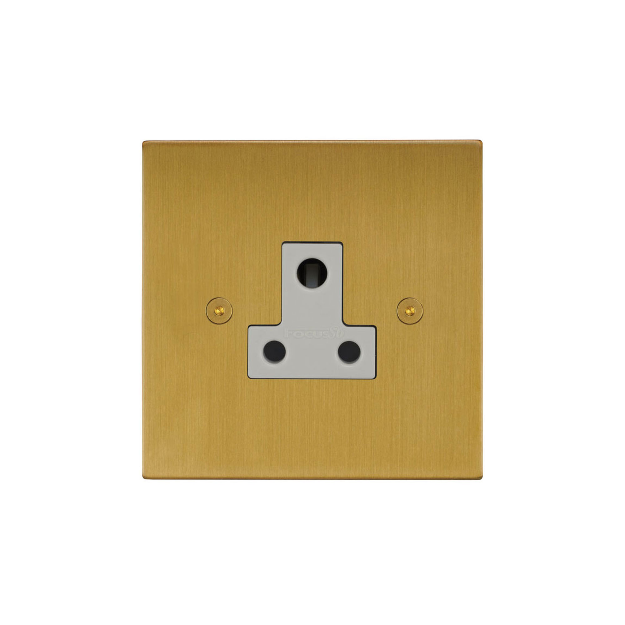 Horizon Square Light Socket 1 gang 5 amp unswitched socket outlet Satin ...