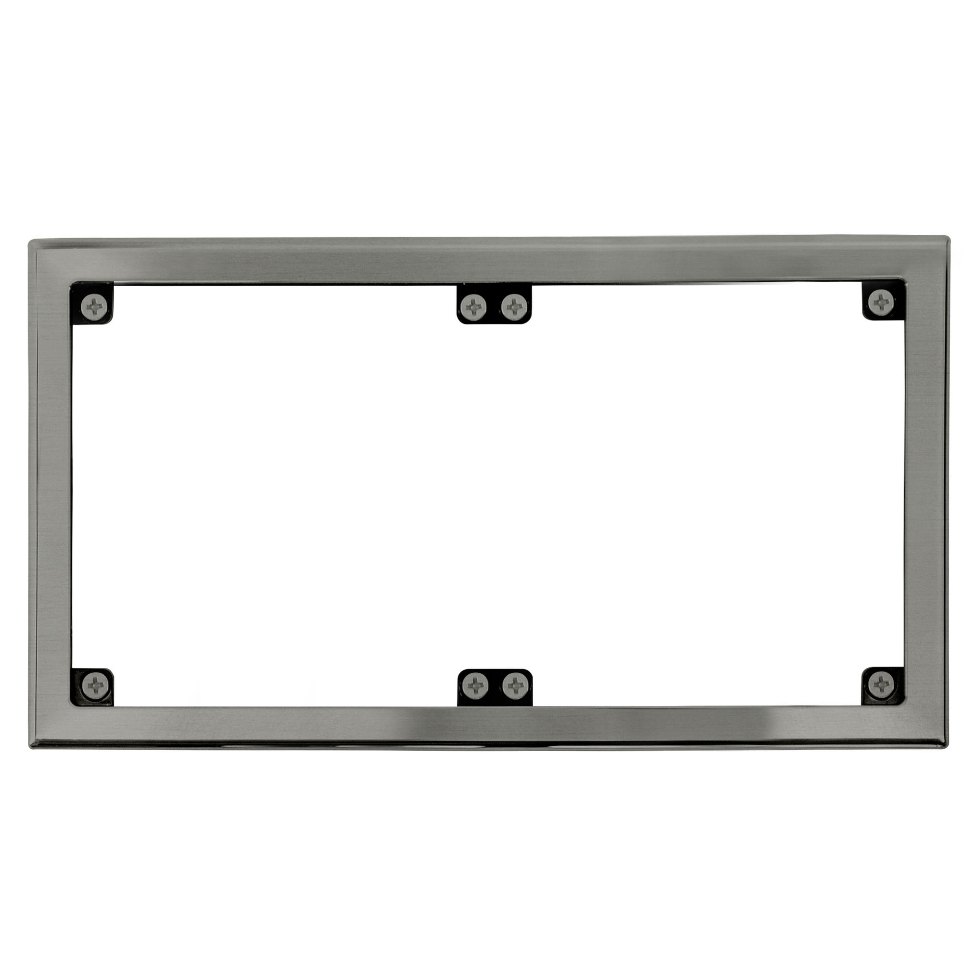Complimentary Frame Detail Surround Nickel 2 Gang | Mr Resistor Lighting