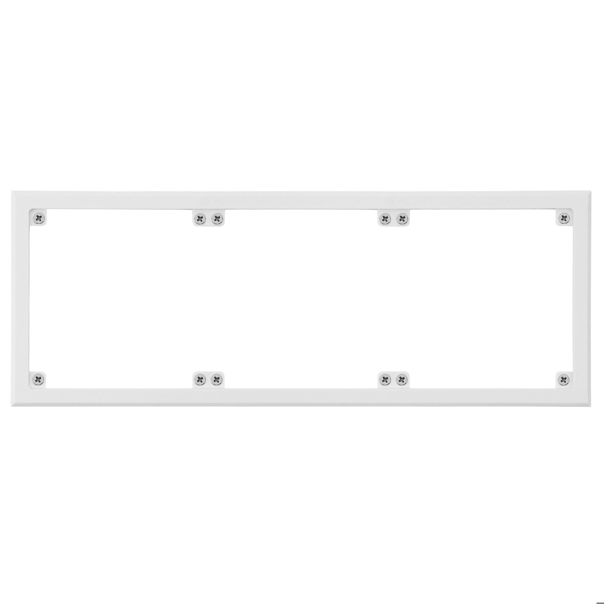 Complimentary Frame Detail Surround White 3 Gang | Mr Resistor Lighting