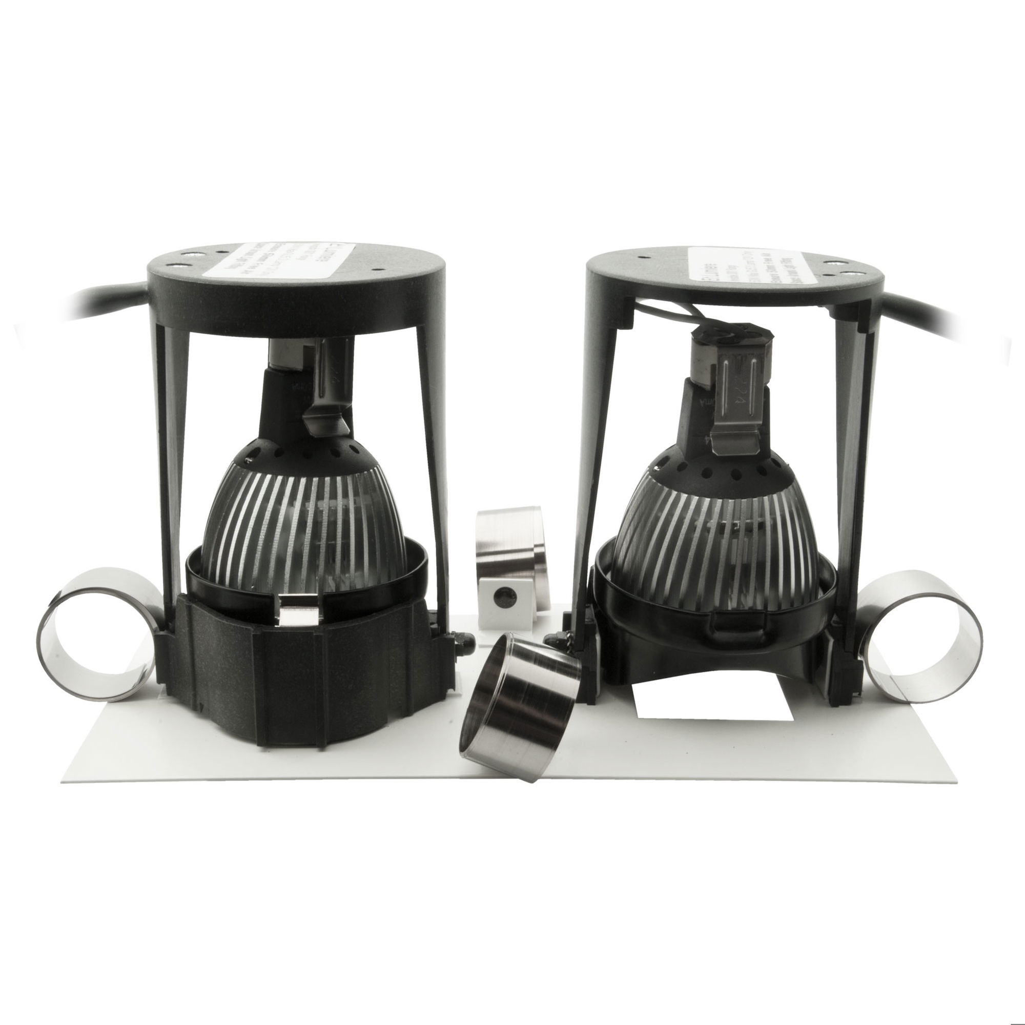 Adjustable Left to Right Rectangle Double 12V 2x50W White | Mr Resistor ...