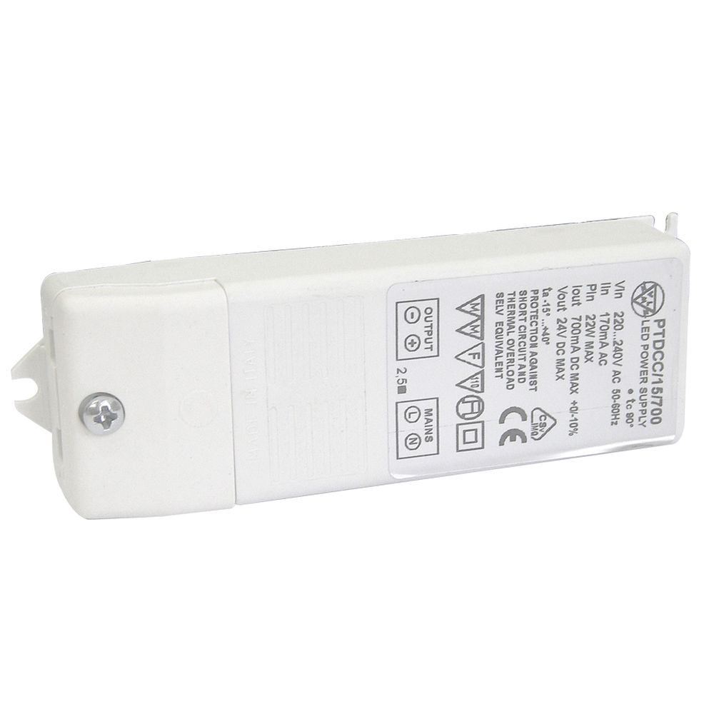 LED Driver (Constant Current) White 15W 700mA | Mr Resistor Lighting