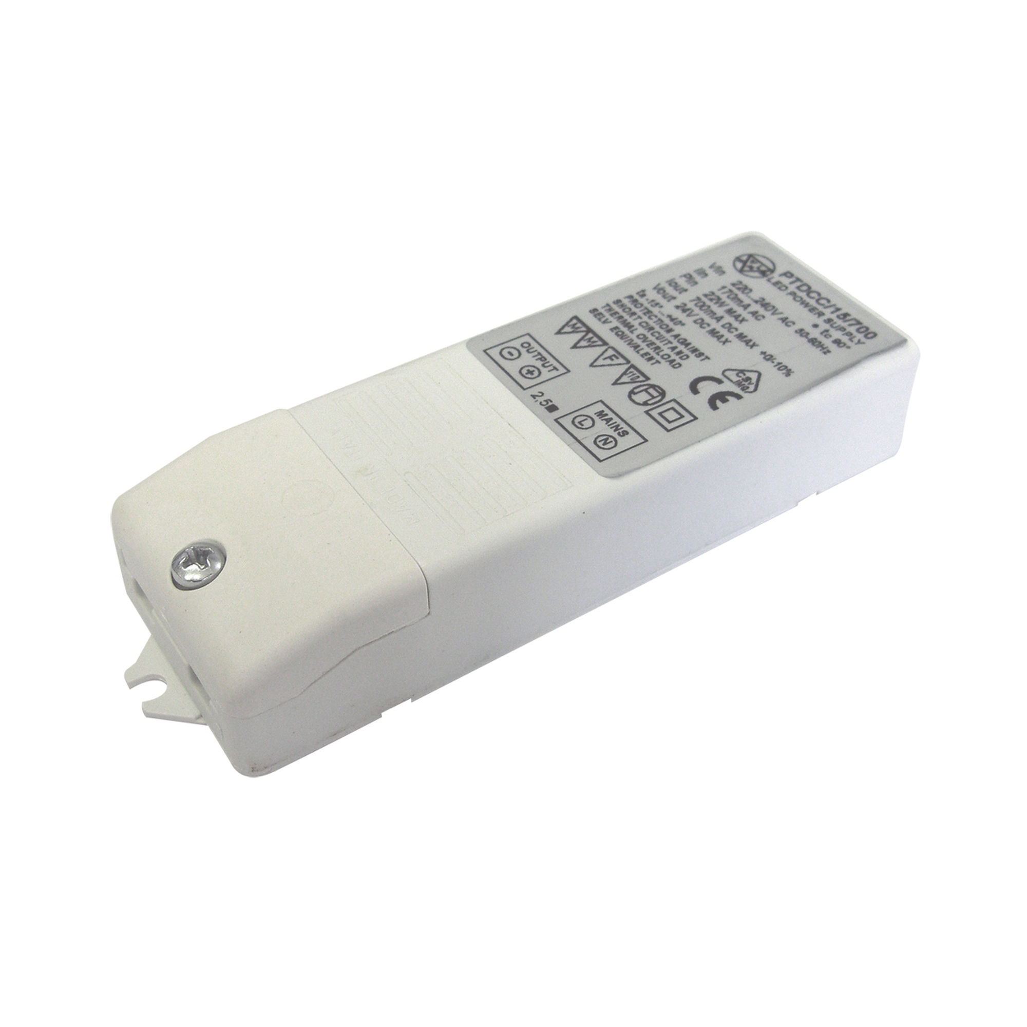 LED Driver (Constant Current) White 15W 700mA | Mr Resistor Lighting