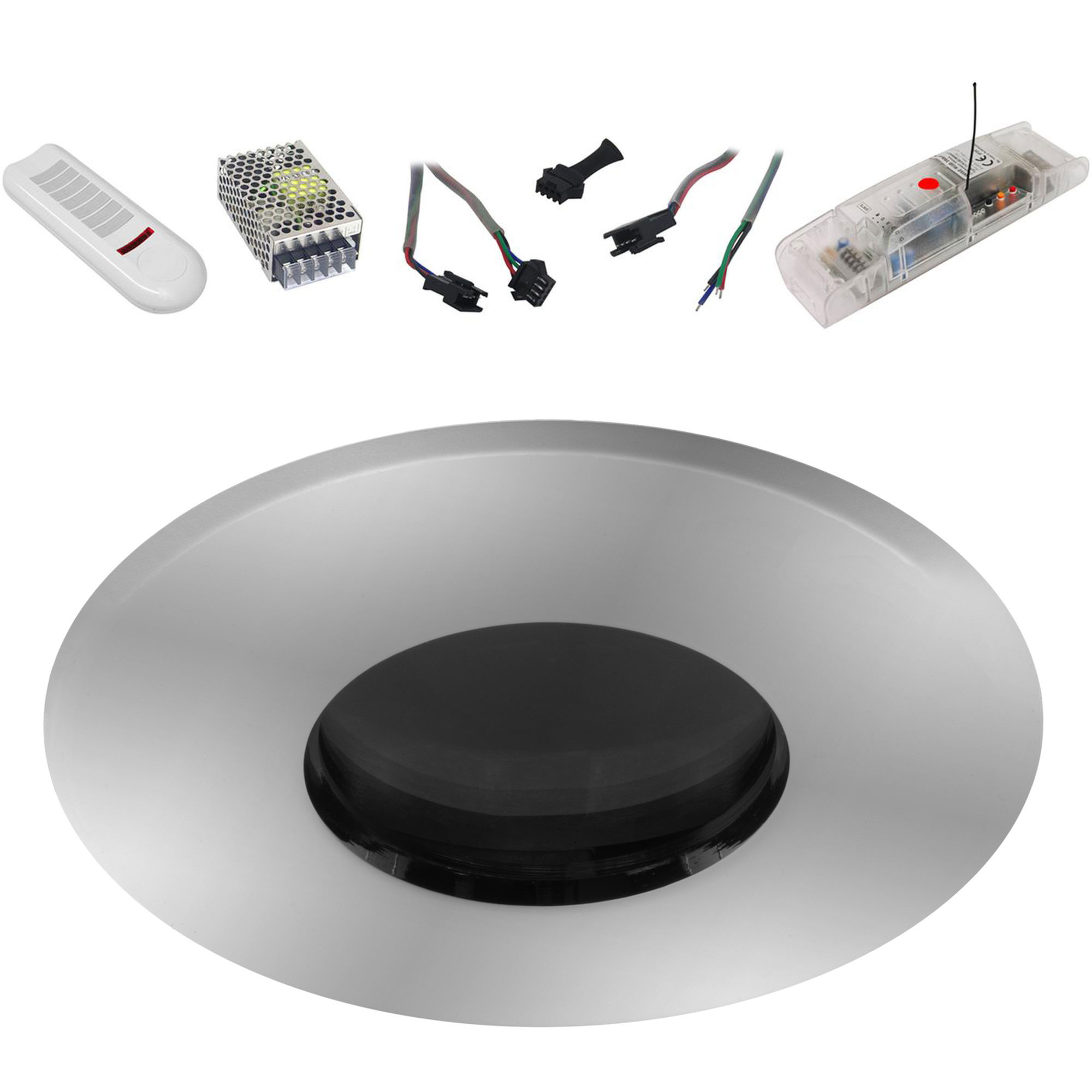 Shower RGB Master Kit 1 4W Chrome/Clear | Mr Resistor Lighting