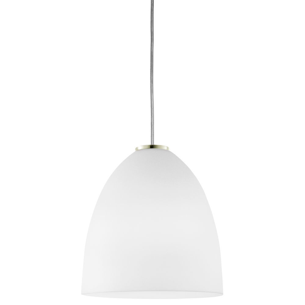 Elux 240V Satin Nickel / Opal Glass 100W | Mr Resistor Lighting