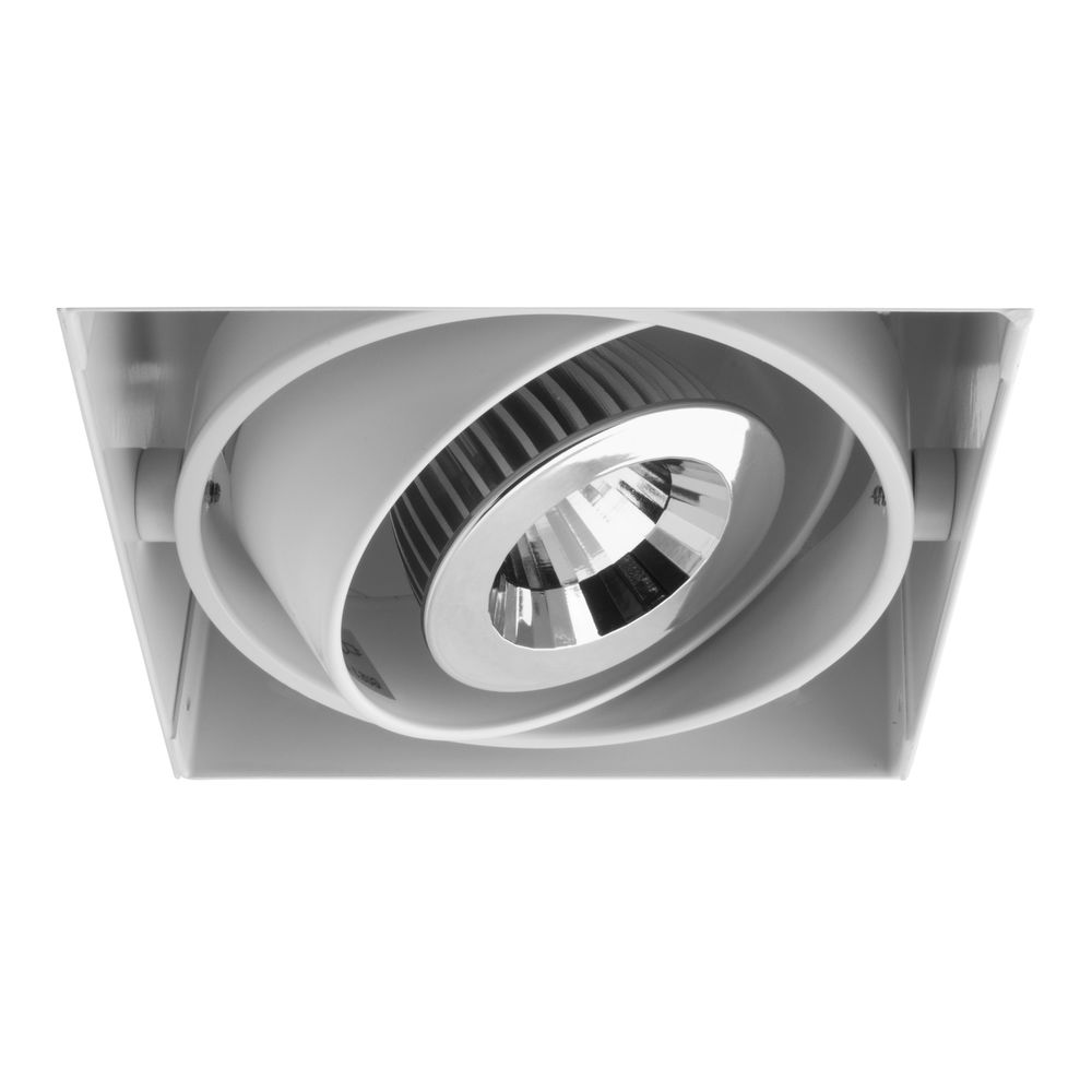 Grid Trimless Single MR16 Downlight 12V 50W White | Mr Resistor Lighting