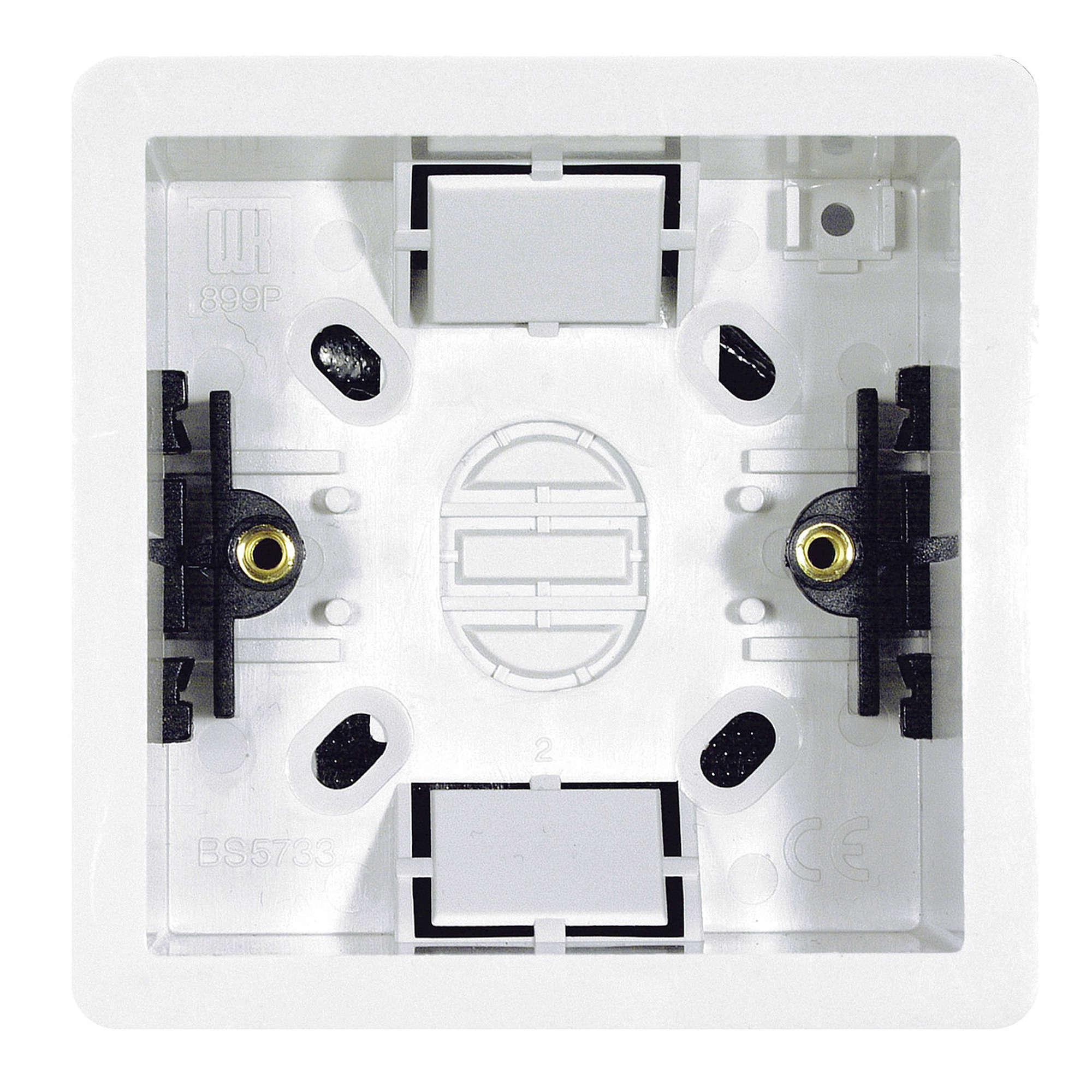 Single Plate Plasterboard Back Box Plastic 35mm | Mr Resistor Lighting