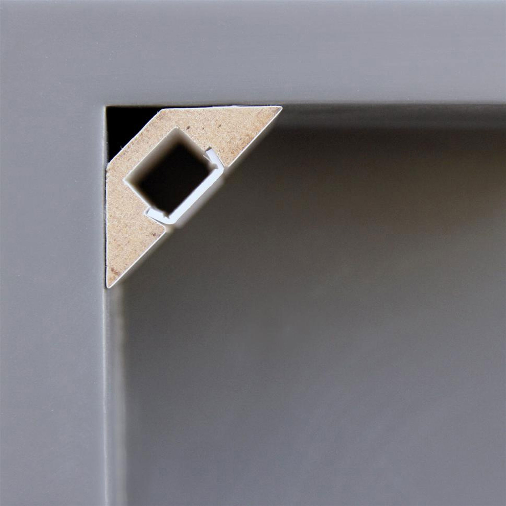 MDF Surface LED Tape Paintable Extrusion Profile Wood 1000mm | Mr ...