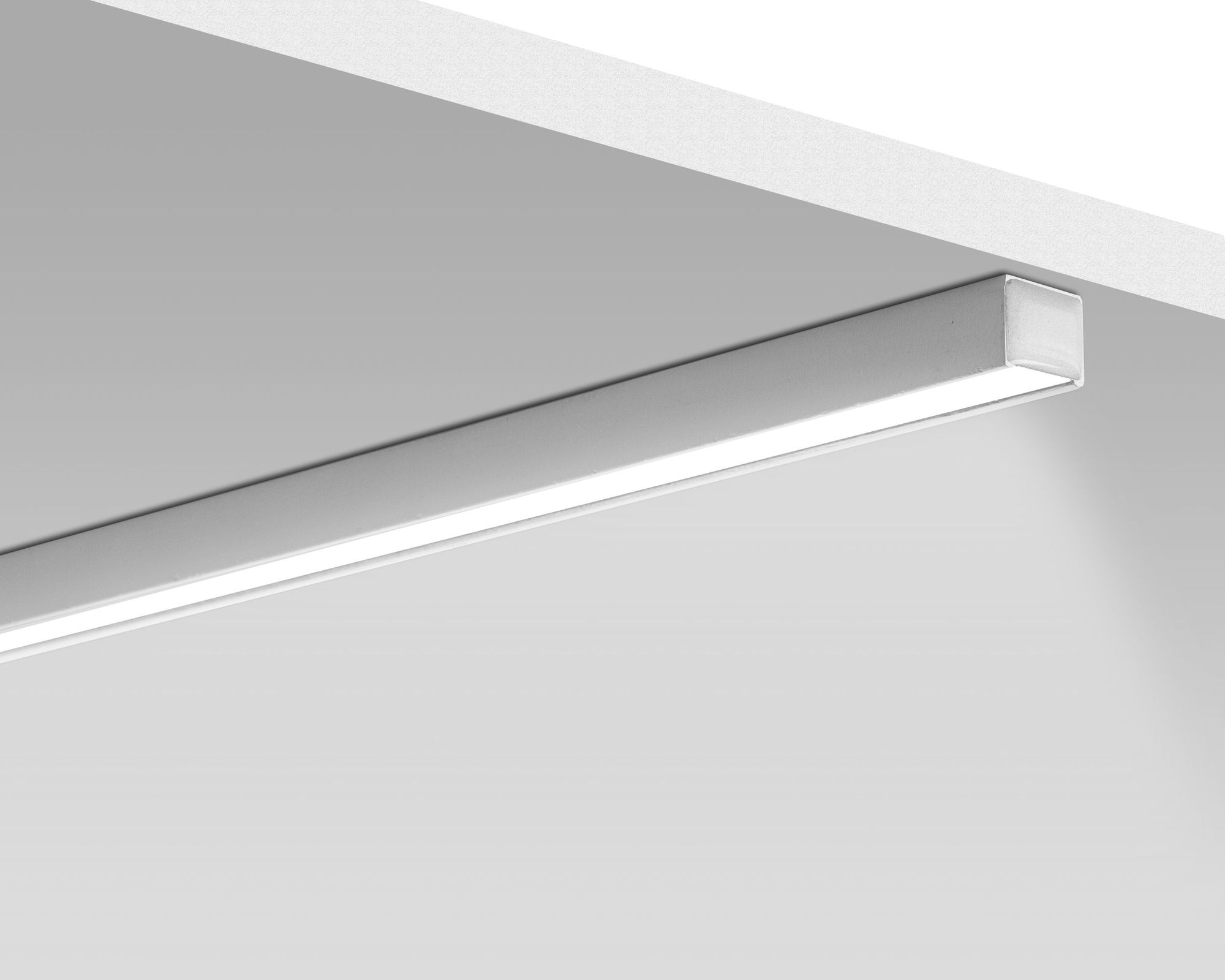 MDF U Surface Extrusion Profile Grey 1000mm | Mr Resistor Lighting