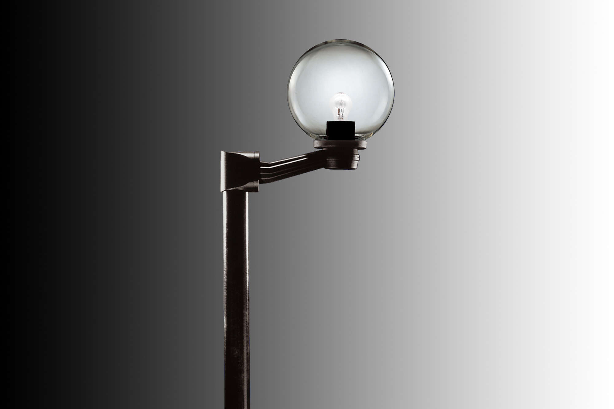 Globe Arm Black | Mr Resistor Lighting