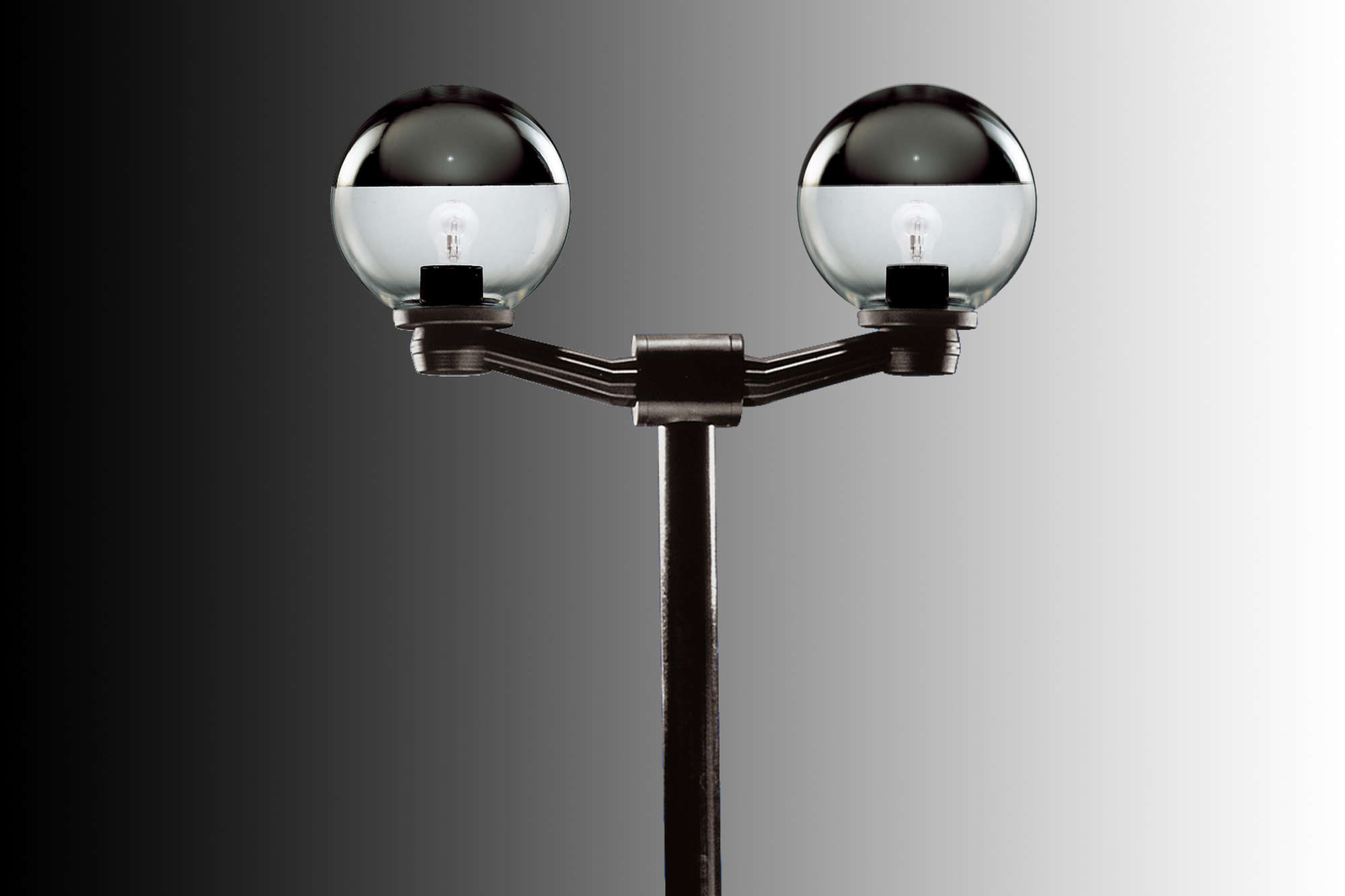 Globe Arm Black | Mr Resistor Lighting