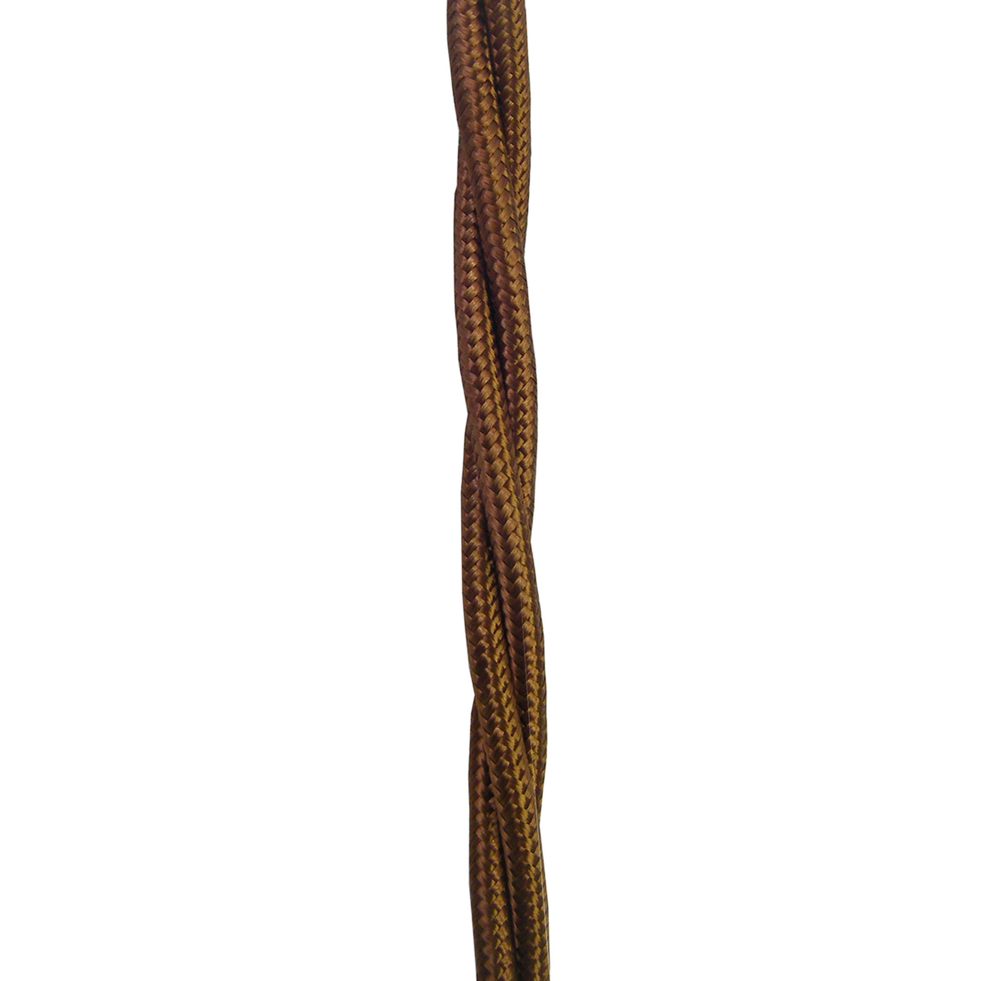 Braided Cloth Triple Twisted Round Flex Cable 0.75mm² Old Gold | Mr ...