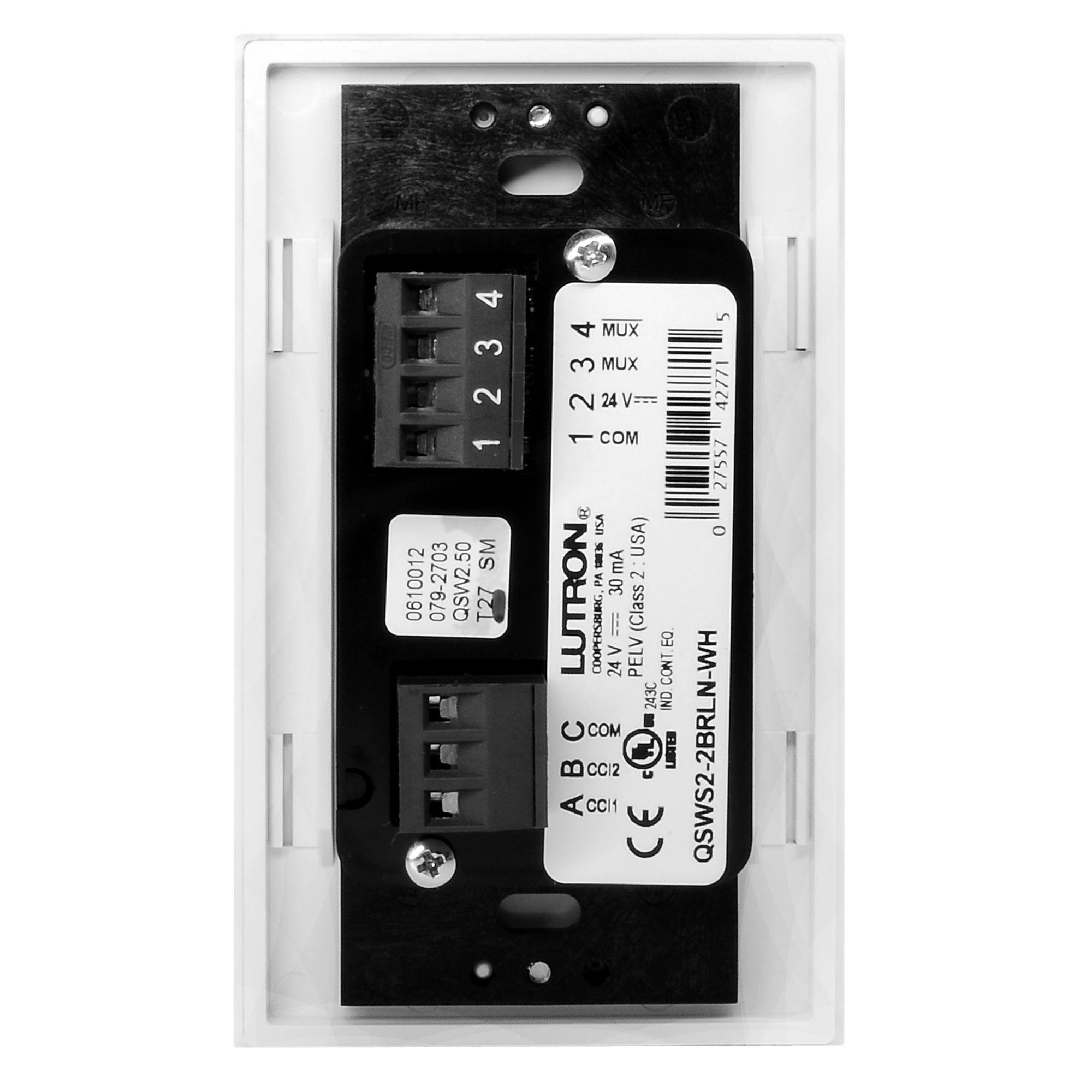 Lutron North American Wall Switches White 5 Button IR Sensor | Mr ...