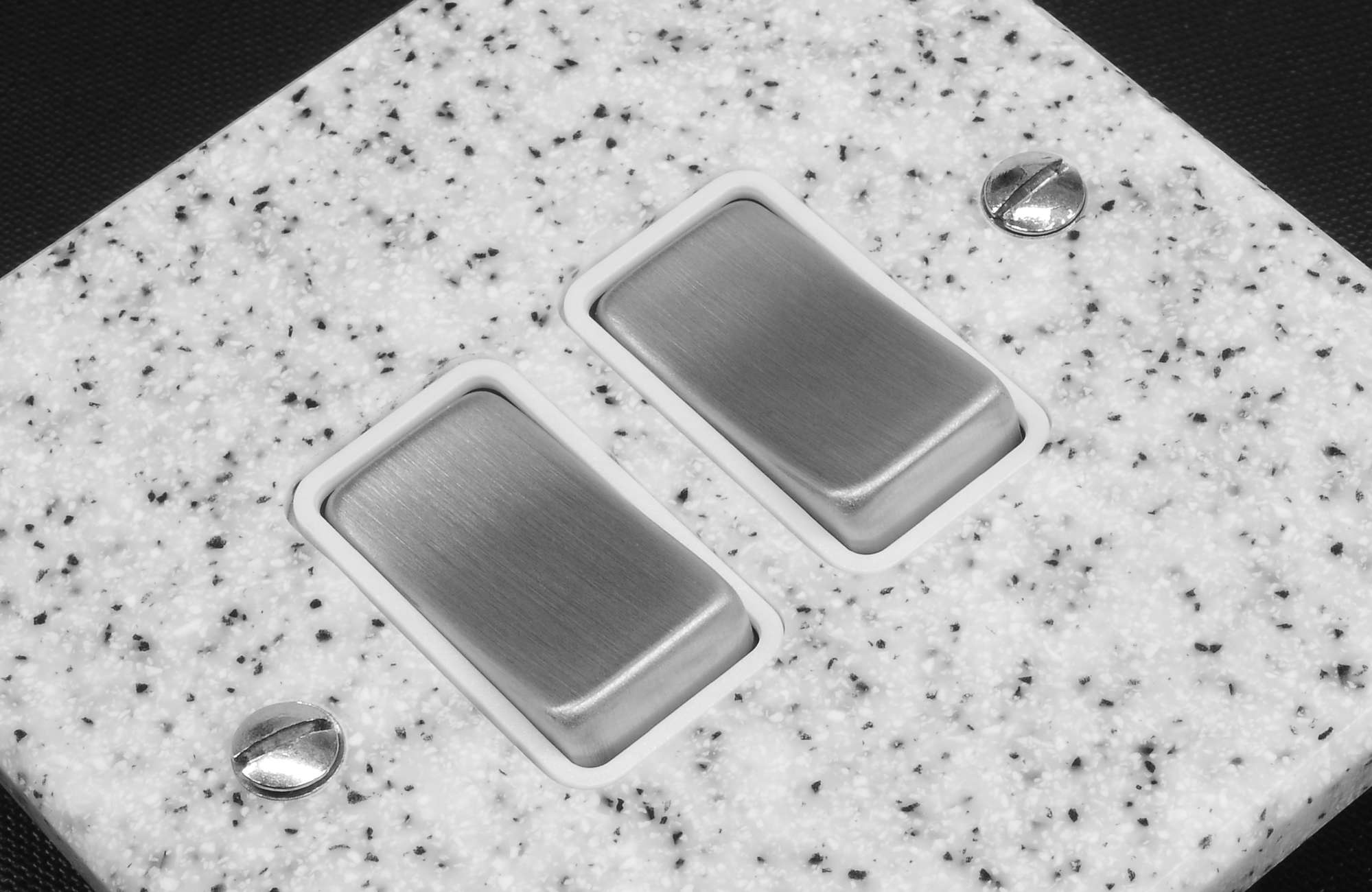 Rocker Switch 2 gang 10 amp 2 way Grey | Mr Resistor Lighting