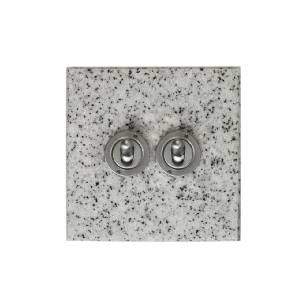 Dolly Switch 2 gang intermediate Grey | Mr Resistor Lighting