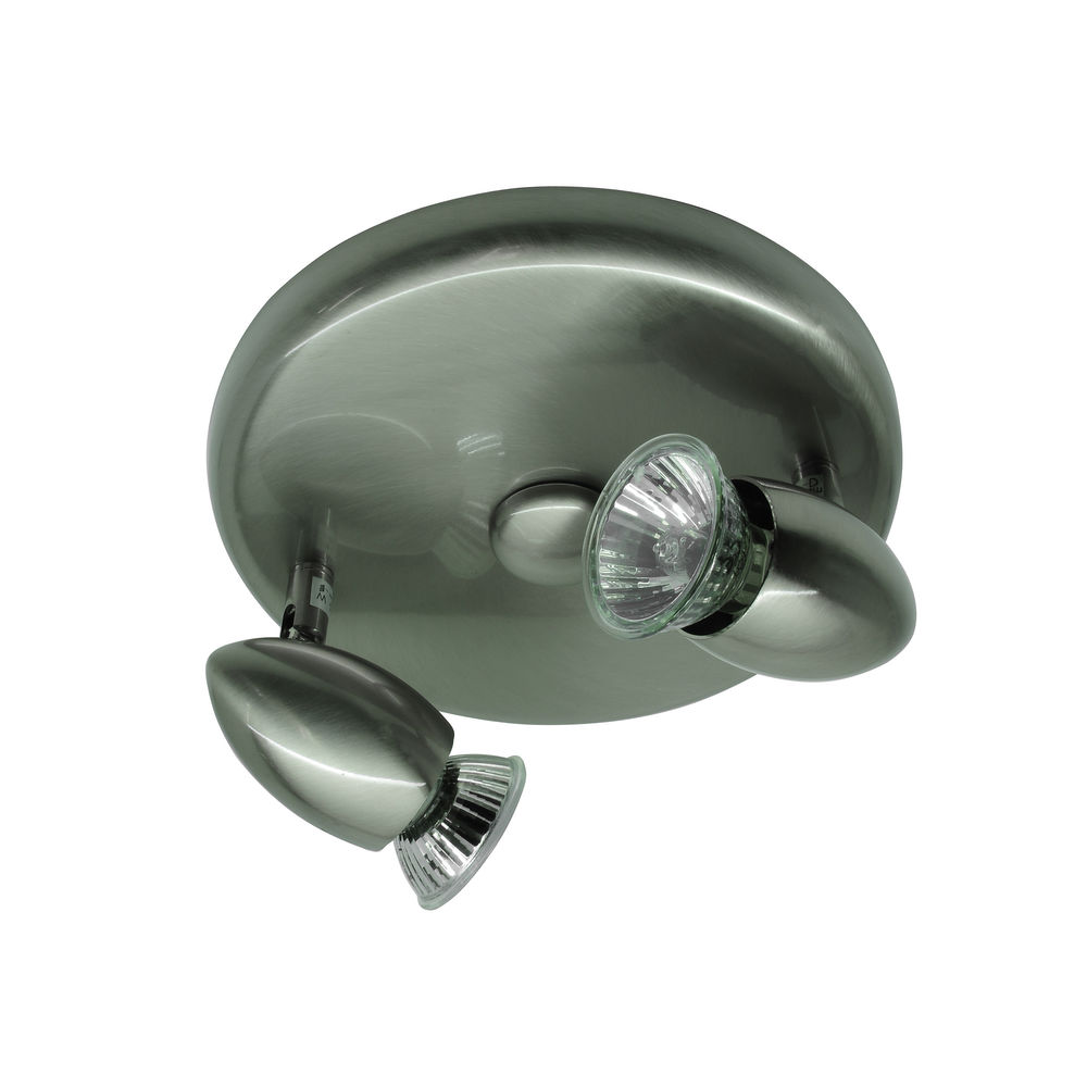 Bullet Double 240V 2 x 75W Nickel | Mr Resistor Lighting