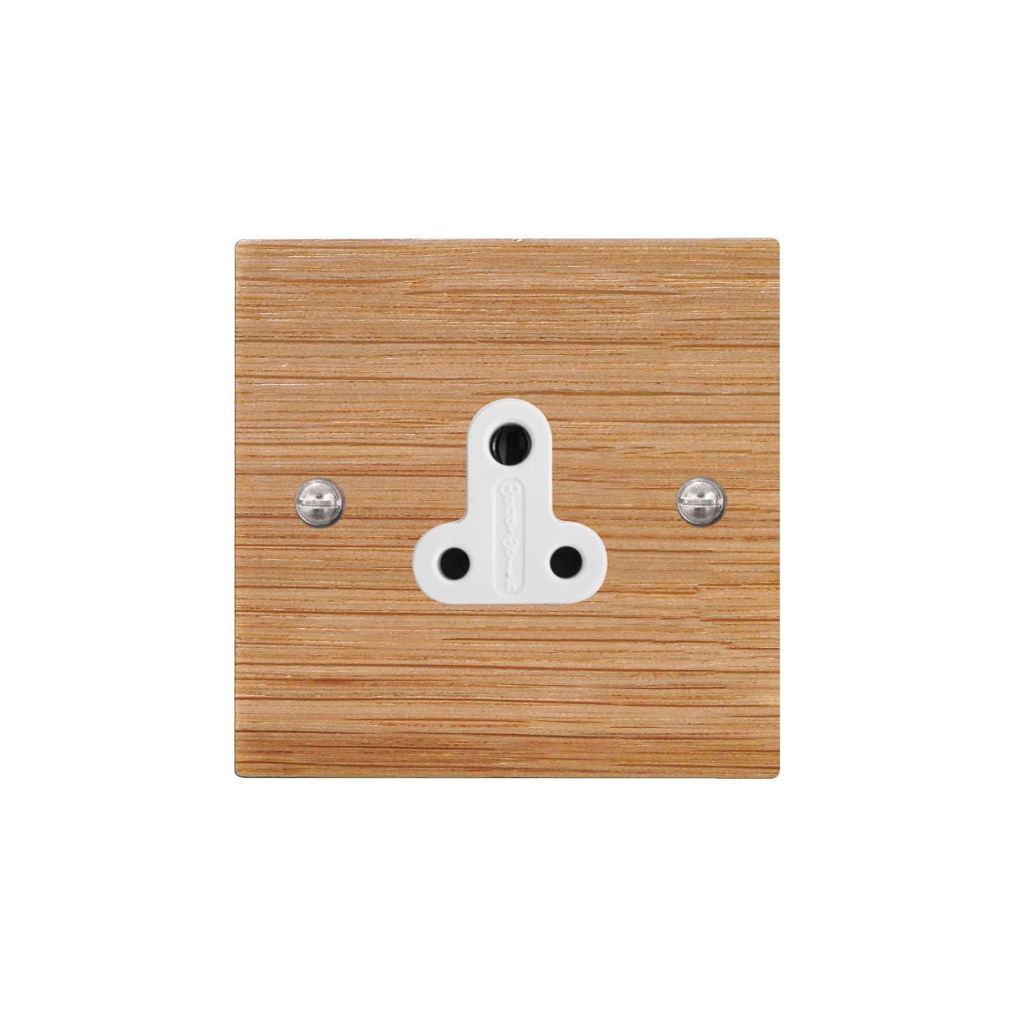 Light Socket 1 gang 2 amp unswitched socket outlet Oak | Mr Resistor ...