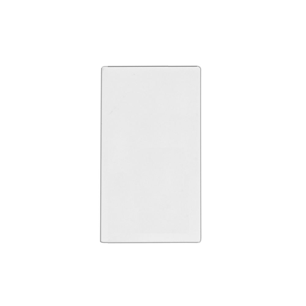 Euro Blank Plate Modules Single Blank Plate White | Mr Resistor Lighting
